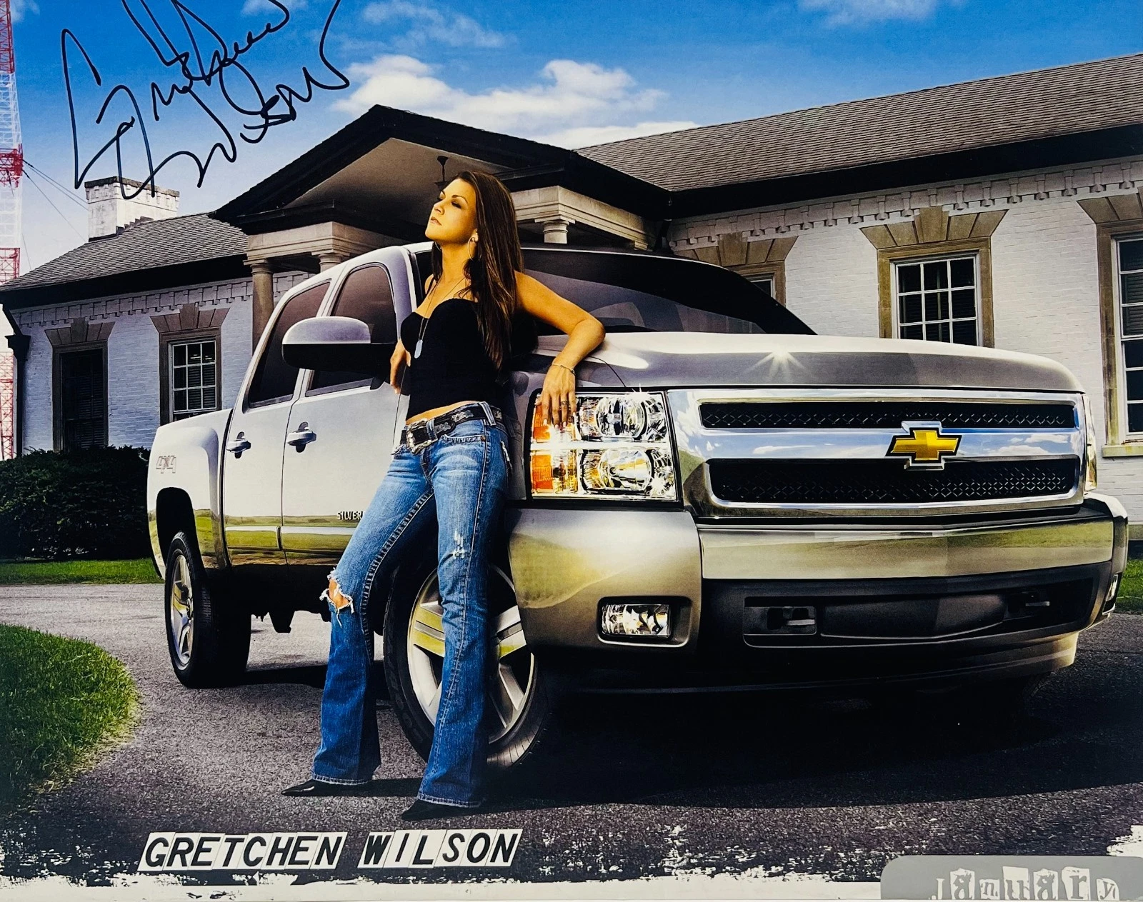 GRETCHEN WILSON Signed Autograph Calendar Page ACOA COA | Autographia