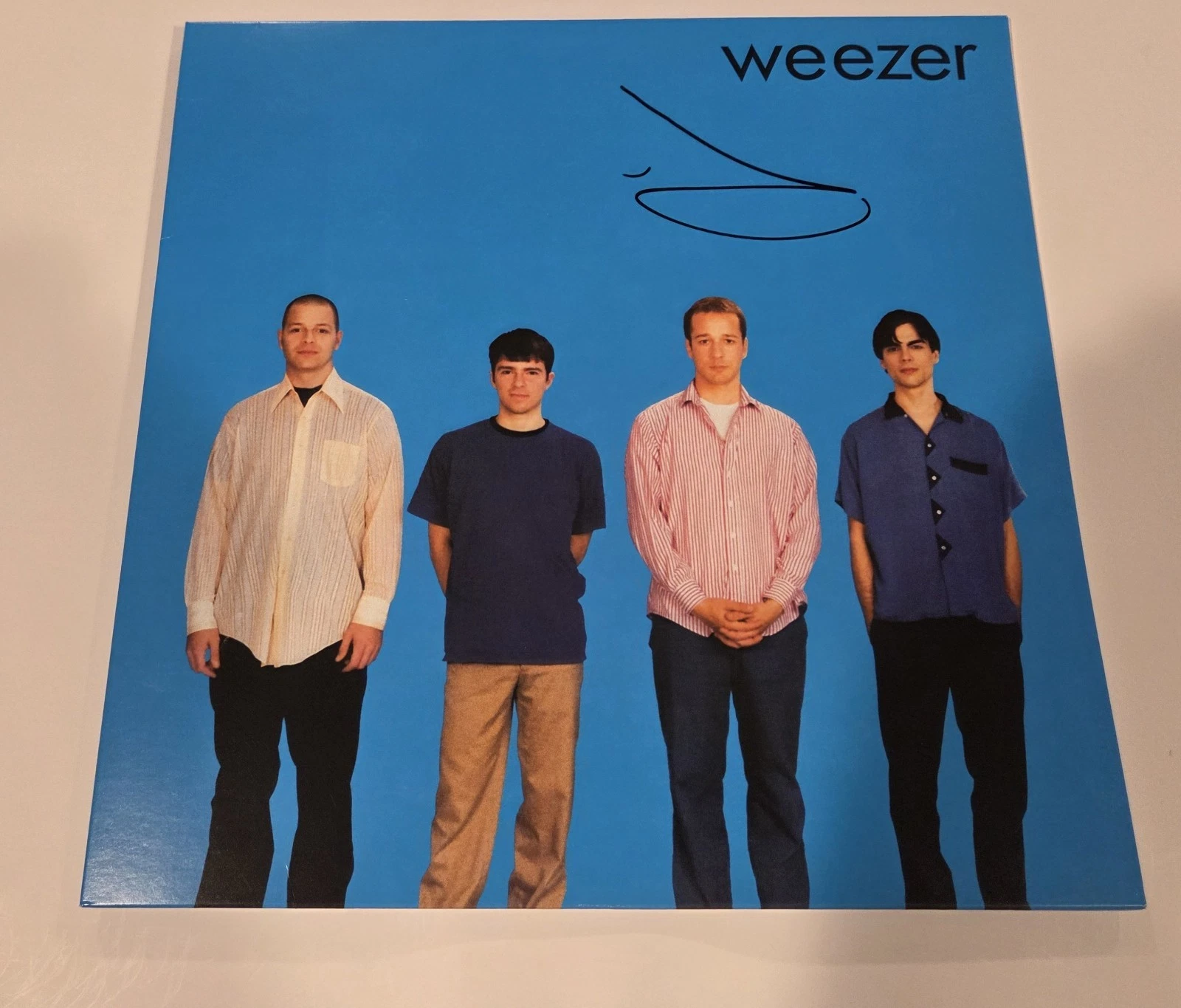 WEEZER RIVERS CUOMO signed autographed "THE BLUE ALBUM" LP RECORD ...