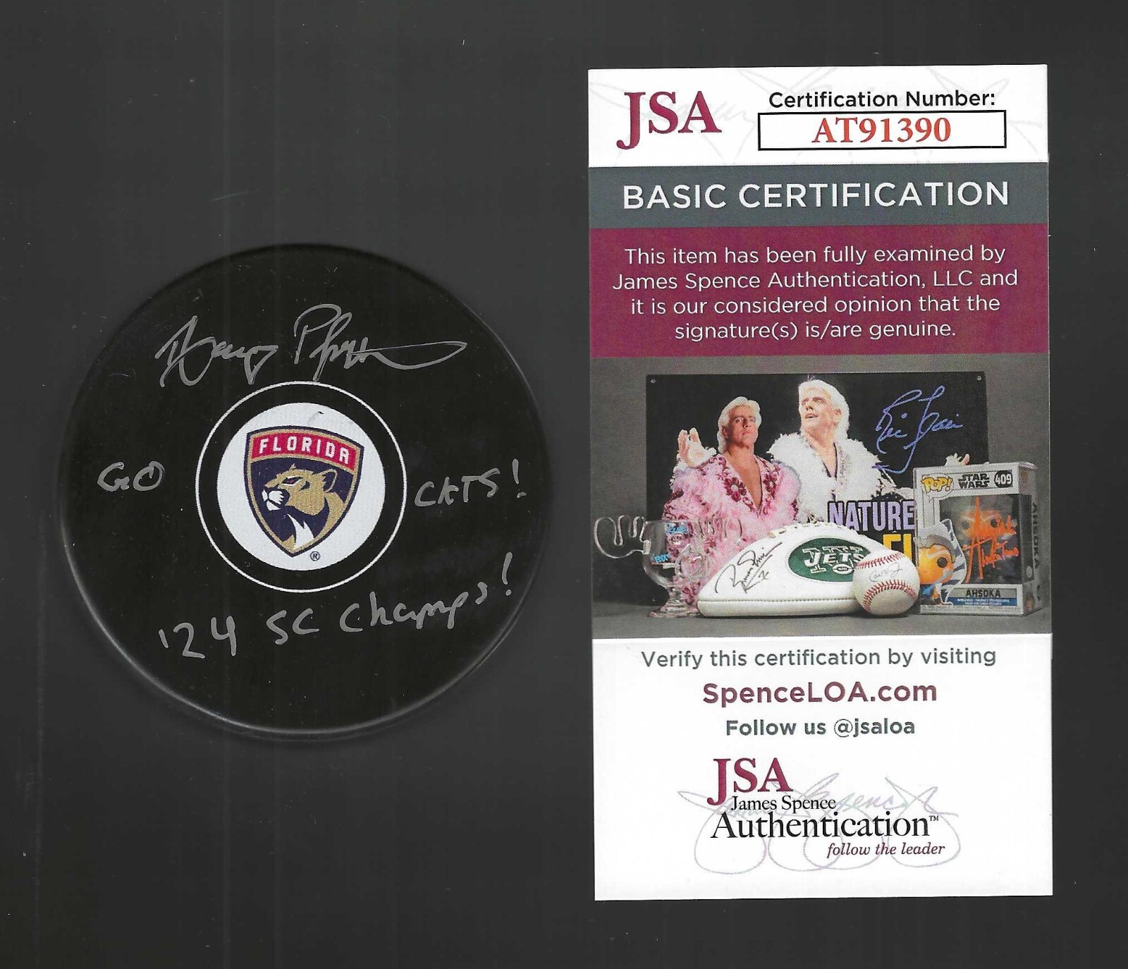 Doug Plagens Signed & Inscribed "2024 Stanley Cup" Florida Panthers ...