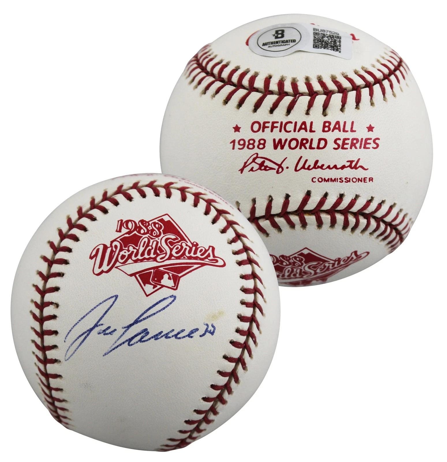 Athletics Jose Canseco Authentic Signed 1988 WS Logo OML Baseball BAS # ...