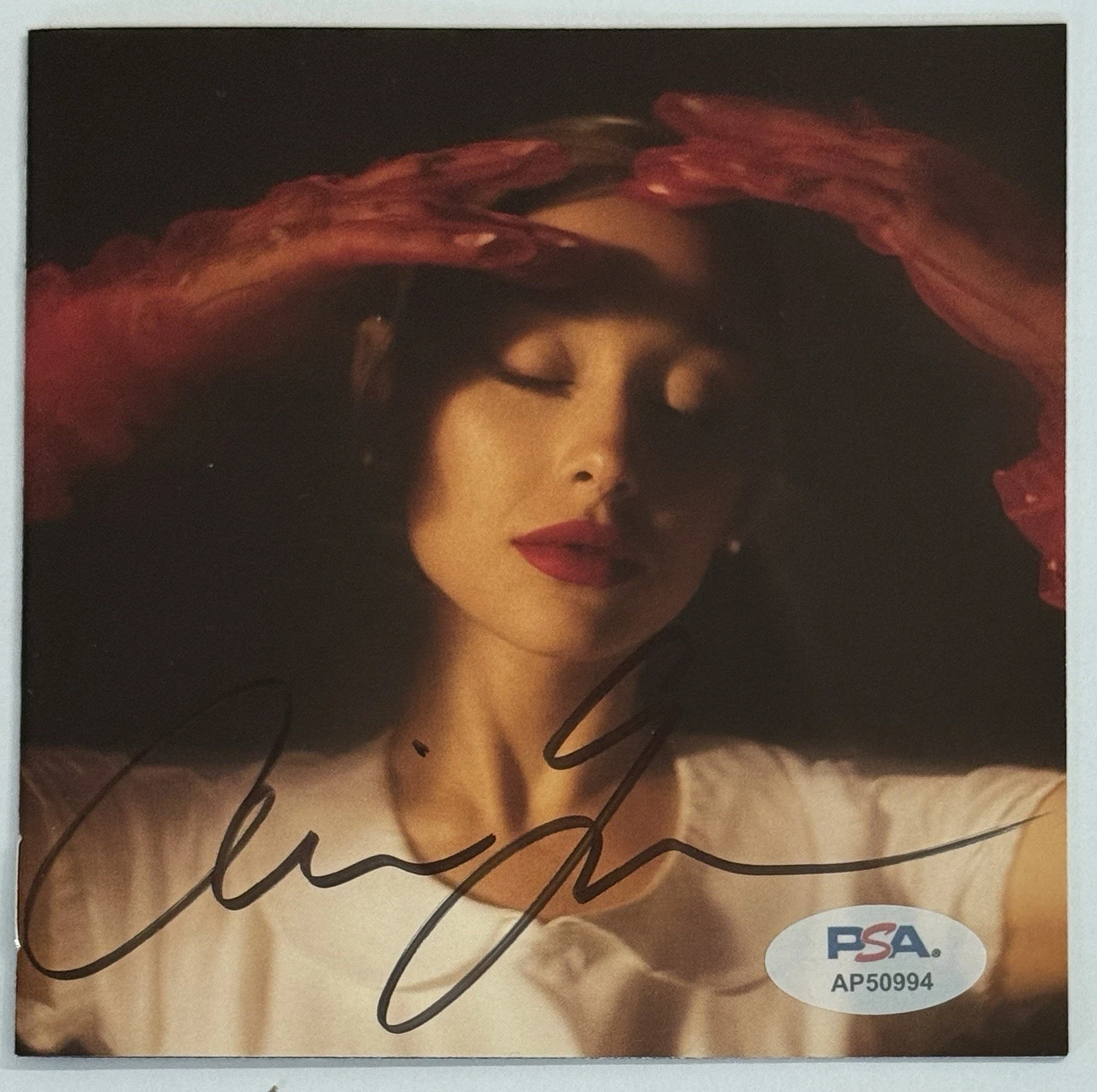 Ariana Grande SIGNED Eternal Sunshine CD Book PSA DNA COA Wicked FULL AUTOGRAPH | Autographia