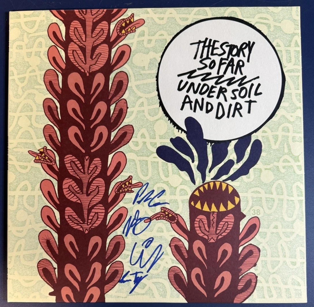 THE STORY SO FAR SIGNED FULL BAND UNDER SOIL AND DIRT VINYL AUTOGRAPH ...