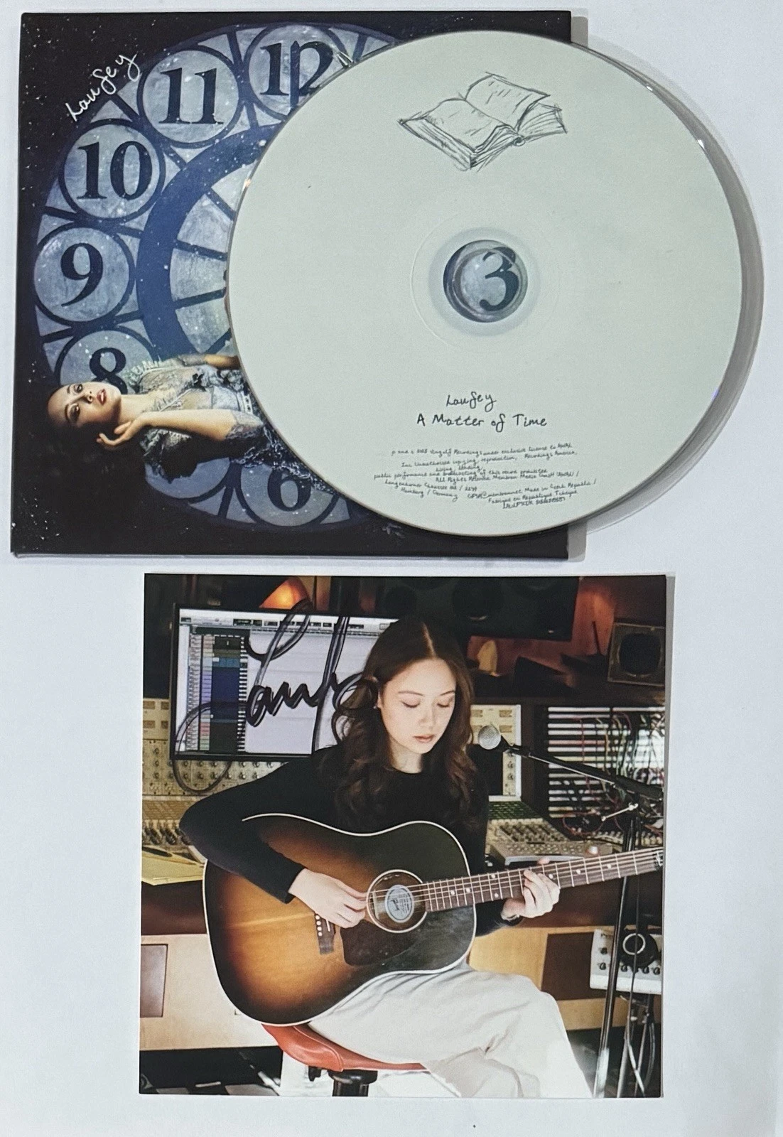 SIGNED Laufey Autograph Album Art Card & A Matter Of Time CD Beckett ...