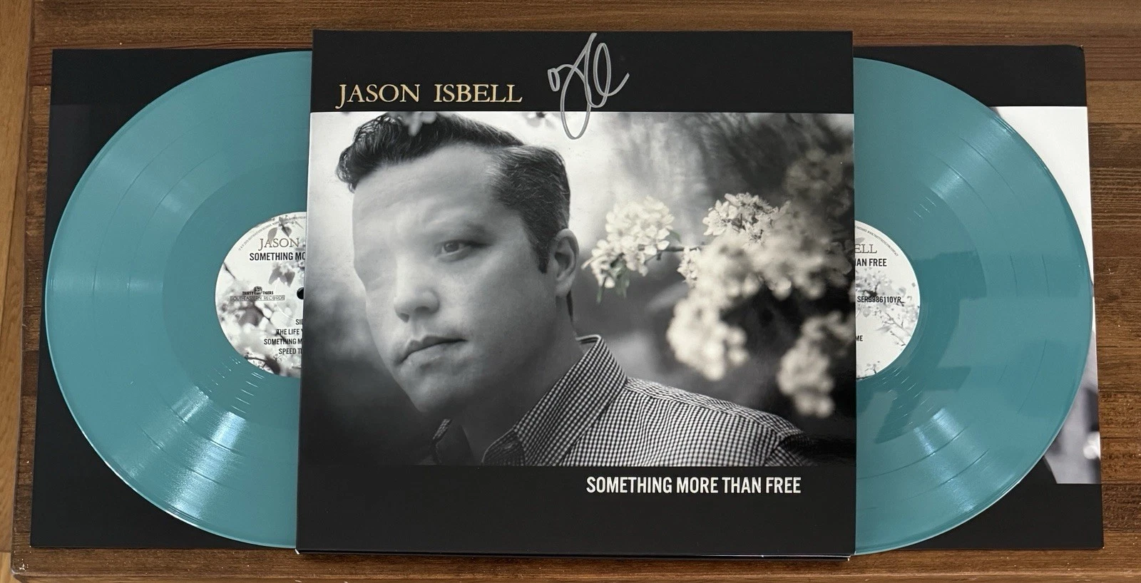 SIGNED Jason Isbell Something More Than Free Vinyl 2LP Autograph BAS ...