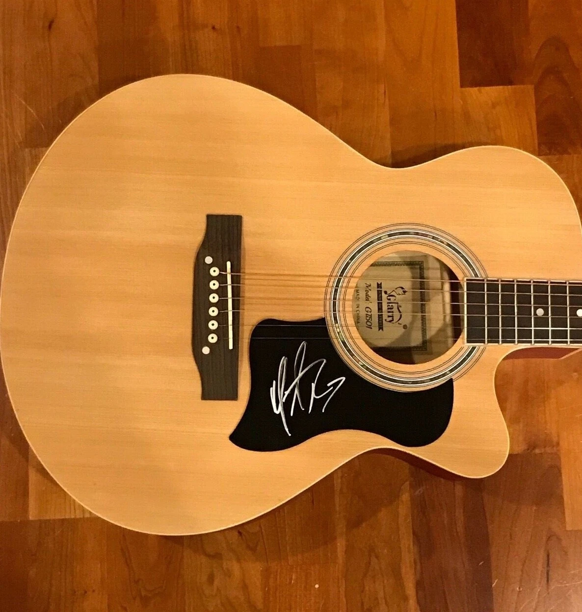 * MICHAEL RAY * signed acoustic guitar * ONE THAT GOT AWAY * PROOF * 1 ...