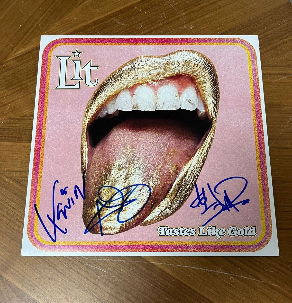 * LIT * signed album * TASTES LIKE GOLD * JEREMY AJAY POPOFF & KEVIN ...