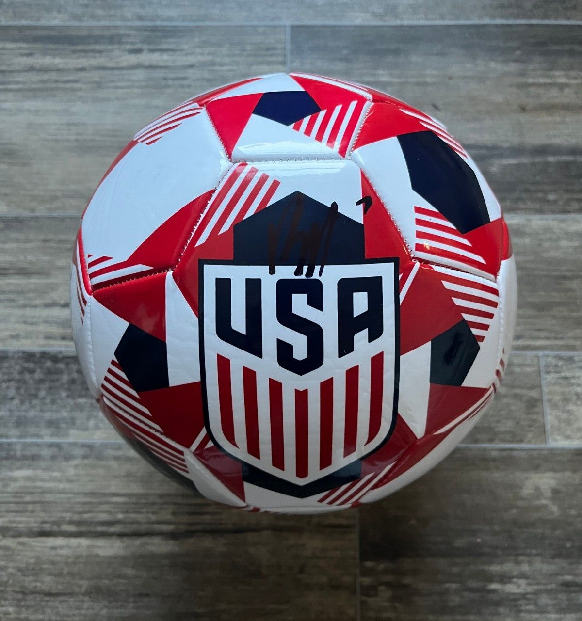 * BRENDEN AARONSON * signed soccer ball * USMNT * USA MENS SOCCER * 3 ...