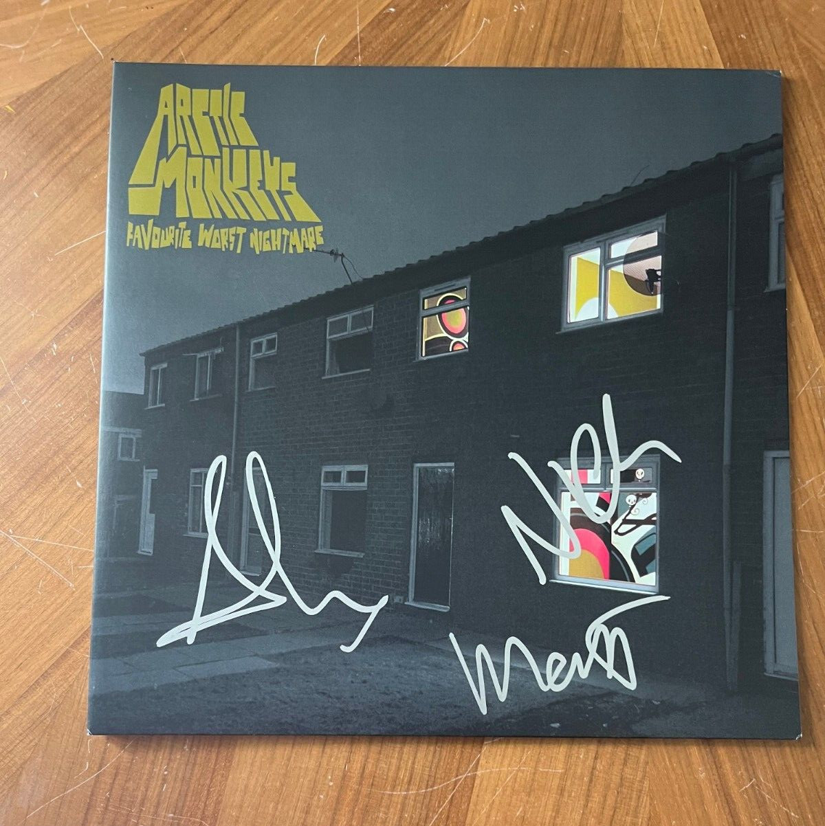 * ARCTIC MONKEYS * signed album * FAVOURITE WORST NIGHTMARE * ALEX ...