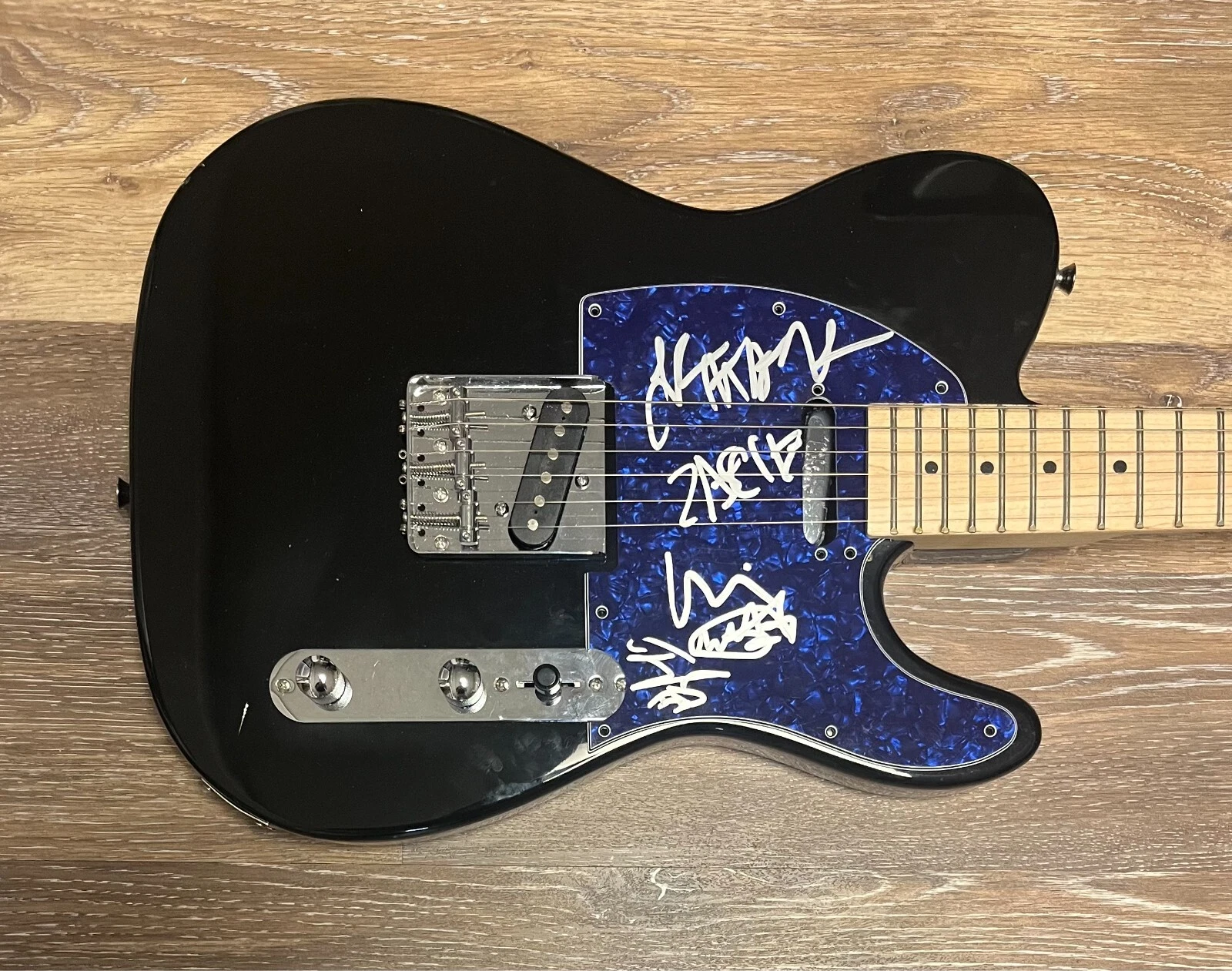 * THE HEAD AND THE HEART * signed electric guitar * SIGNS OF LIGHT * 1 ...