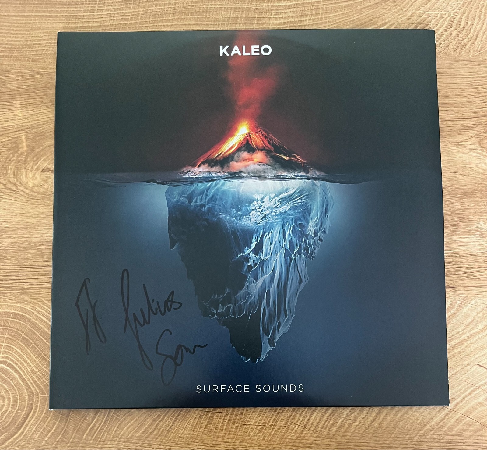 * JJ JOKULL JULIUSSON * signed vinyl album * KALEO * SURFACE SOUNDS ...