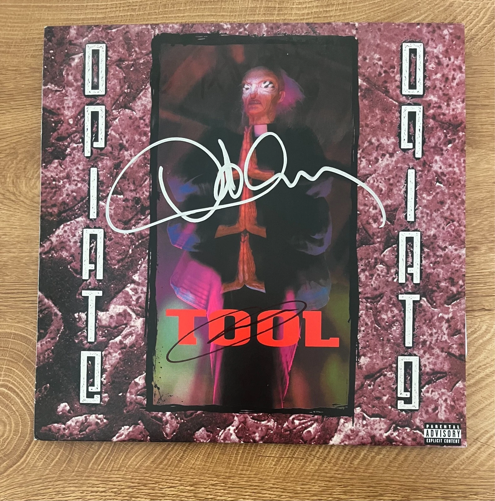 * TOOL * signed vinyl album * DANNY CAREY & PAUL D'AMOUR* OPIATE * 3 ...