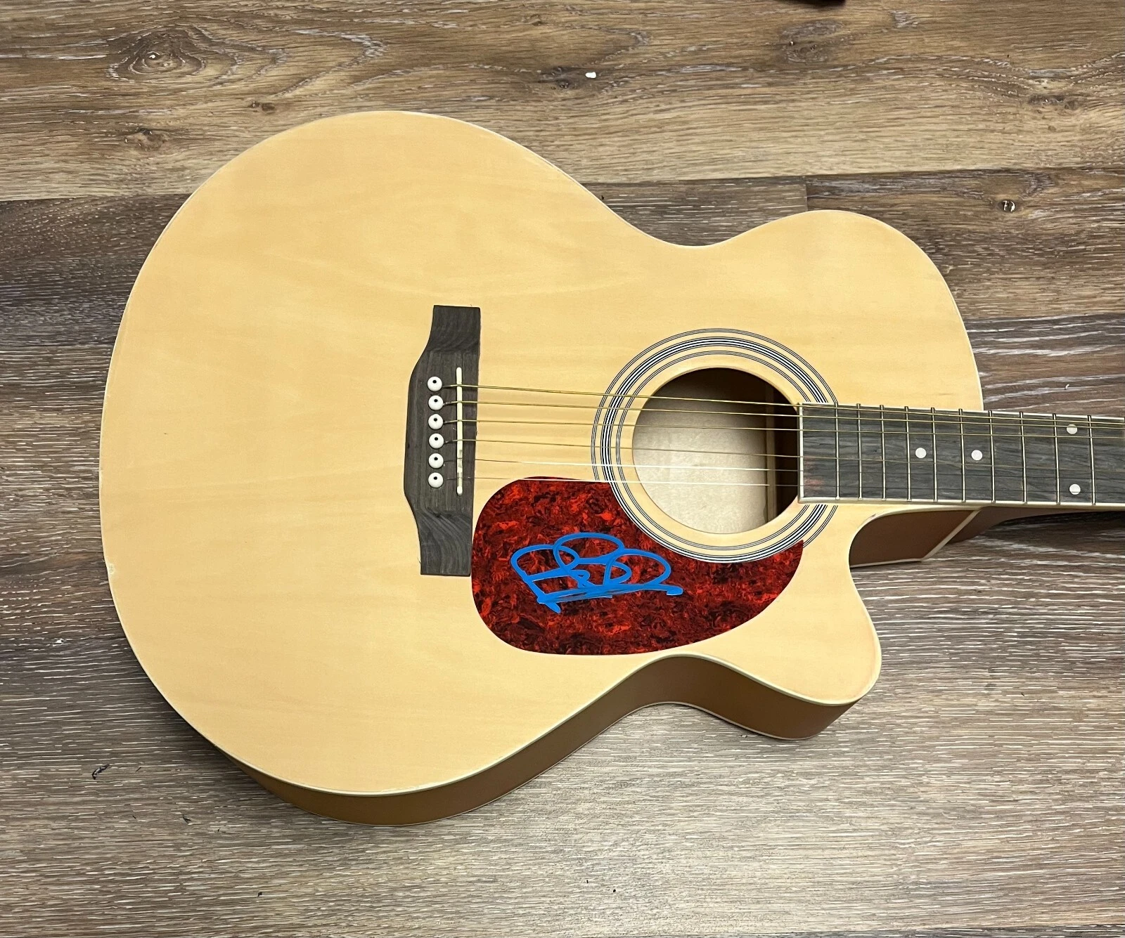 * ROBIN PECKNOLD * signed acoustic guitar * FLEET FOXES * | Autographia
