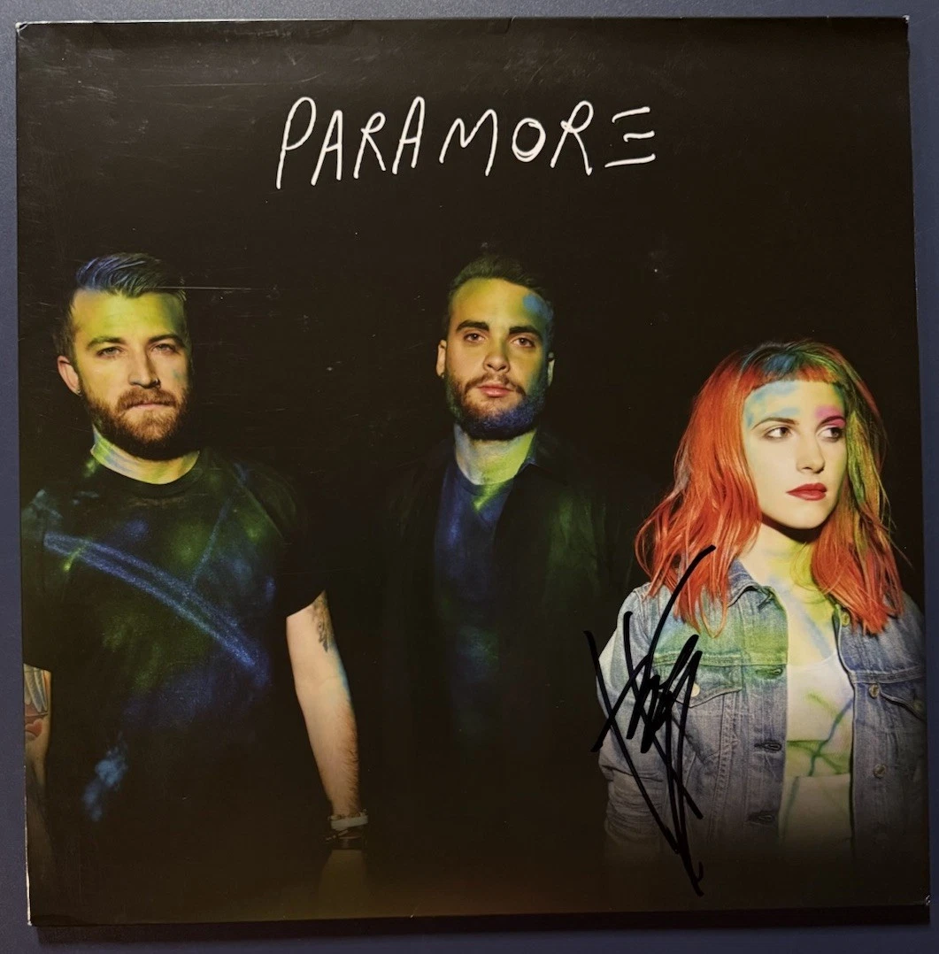 HAYLEY WILLIAMS SIGNED PARAMORE SELF TITLED VINYL ALBUM AUTOGRAPH COA ...