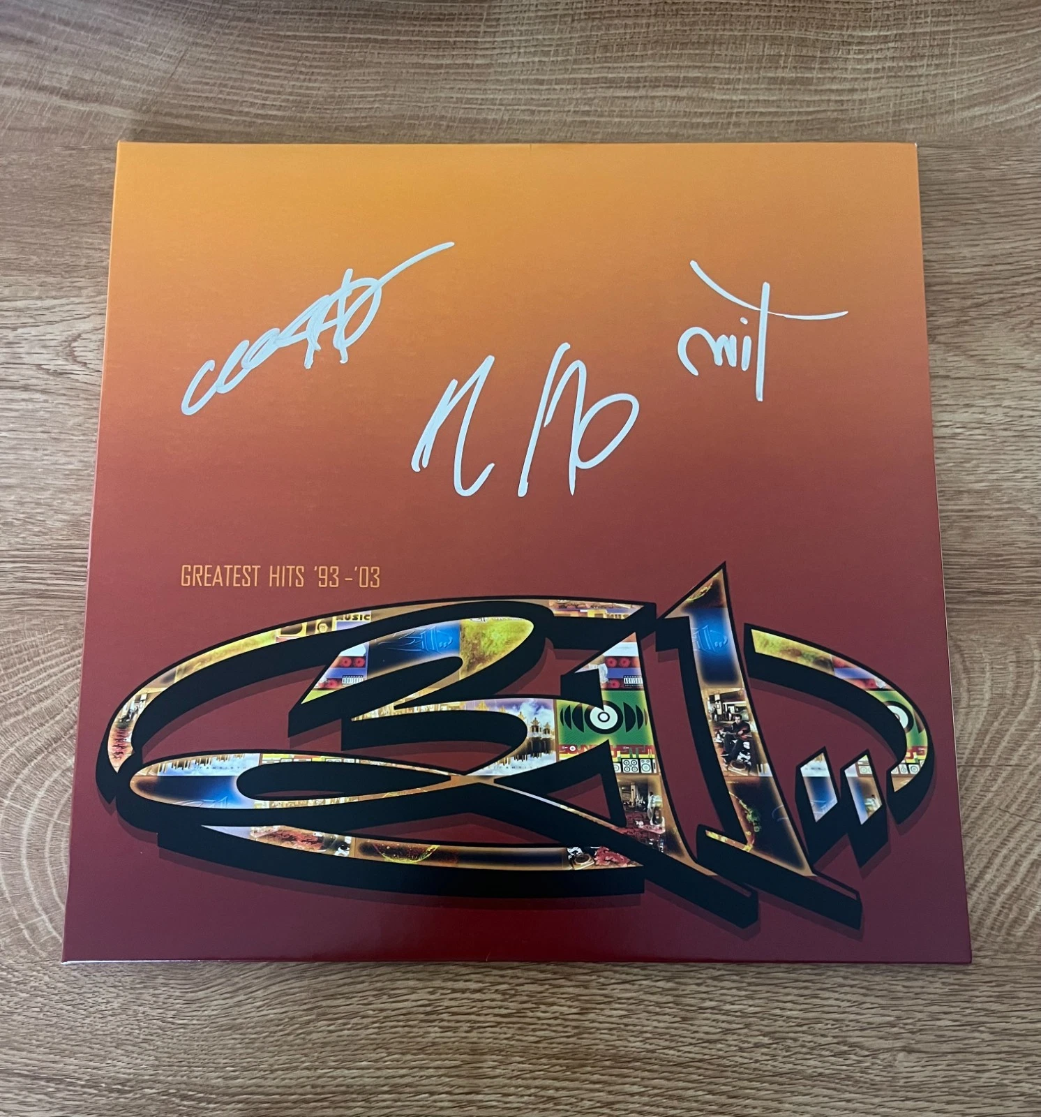 * 311 * signed album * GREATEST HITS * NICK HEXUM, TIM MAHONEY & CHAD ...