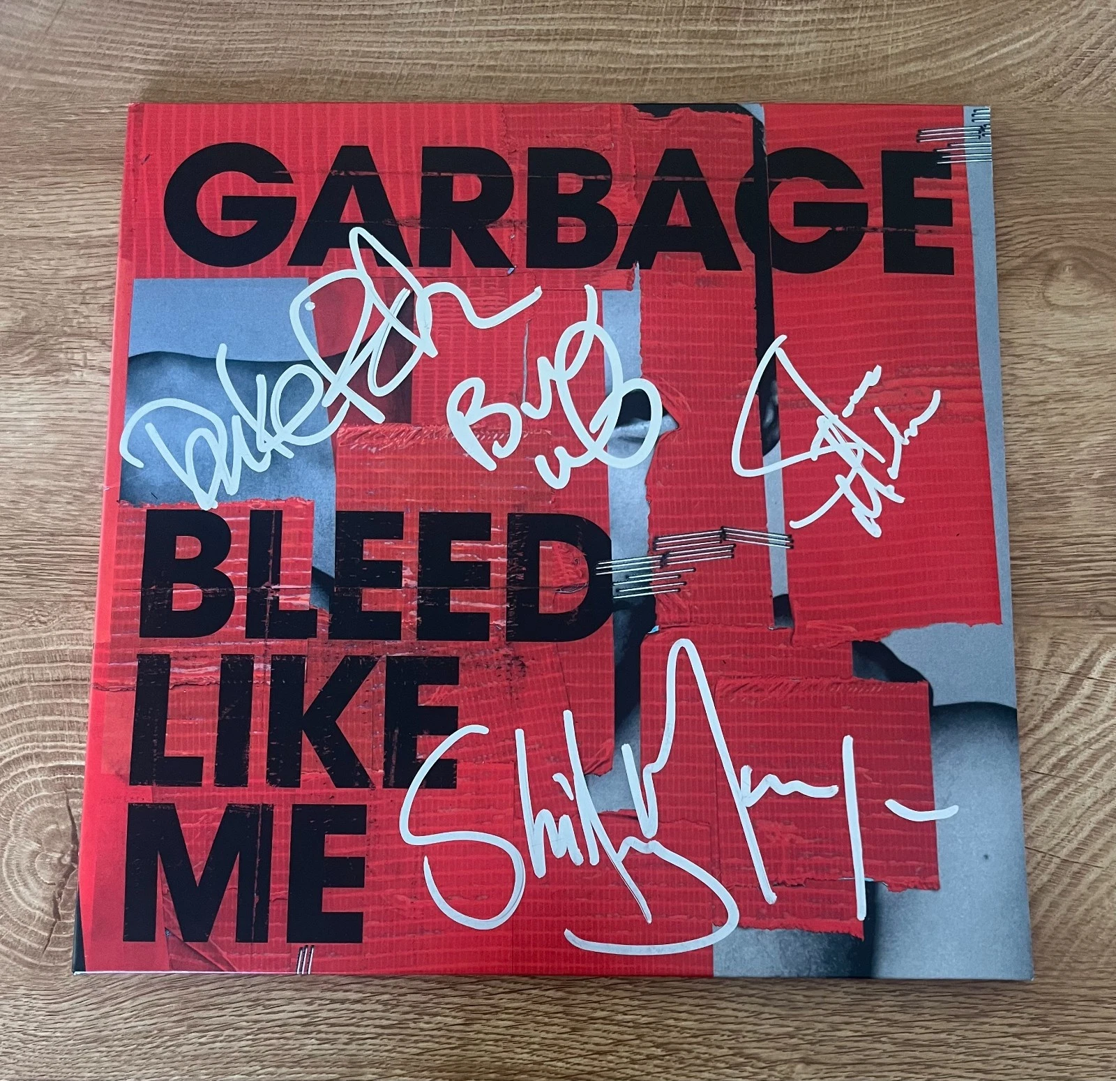 * GARBAGE * signed vinyl album * BLEED LIKE ME * SHIRLEY MANSON ...
