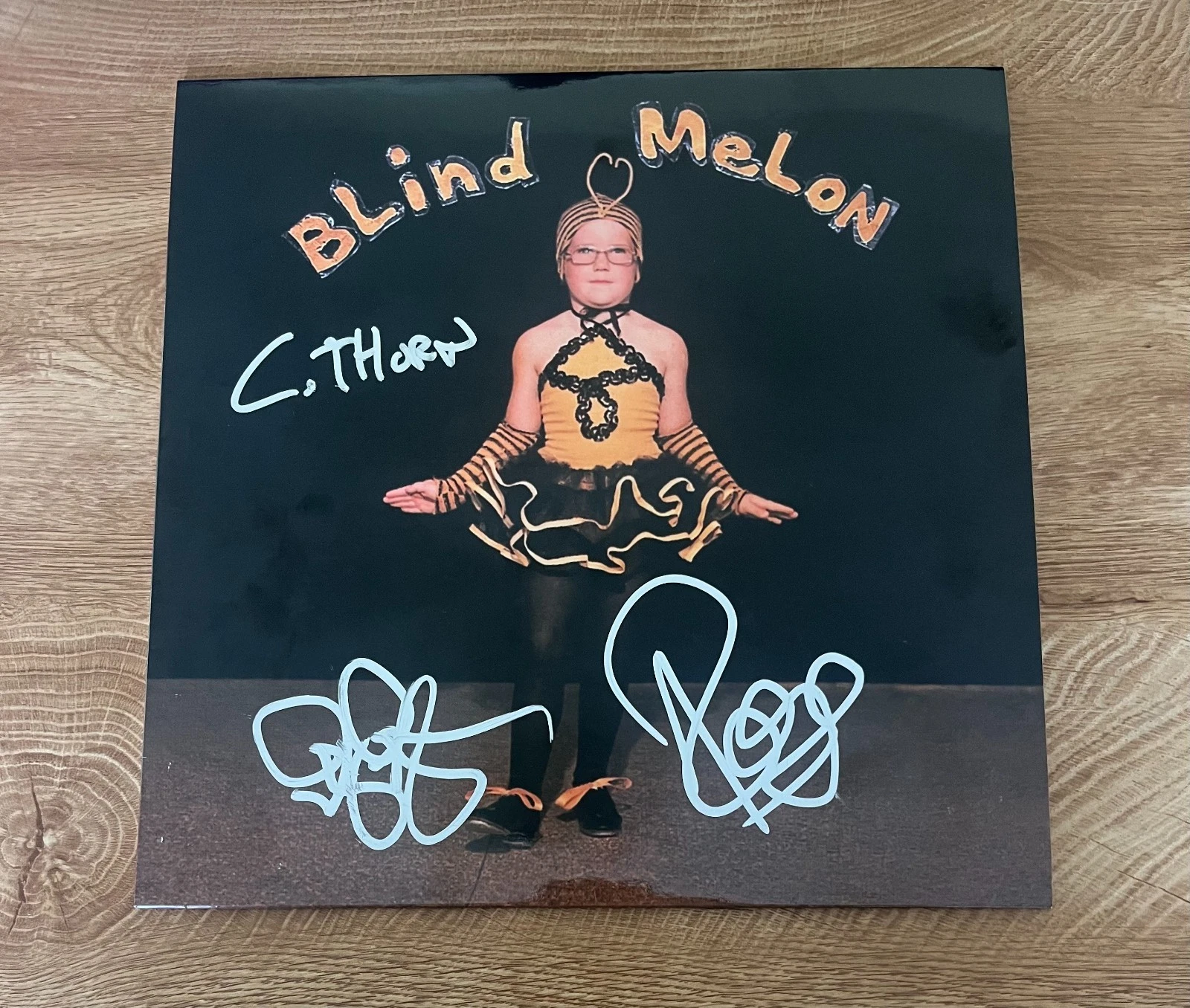 * BLIND MELON * signed album * SELF TITLED 1992 * GLEN, CHRIS & ROGERS ...
