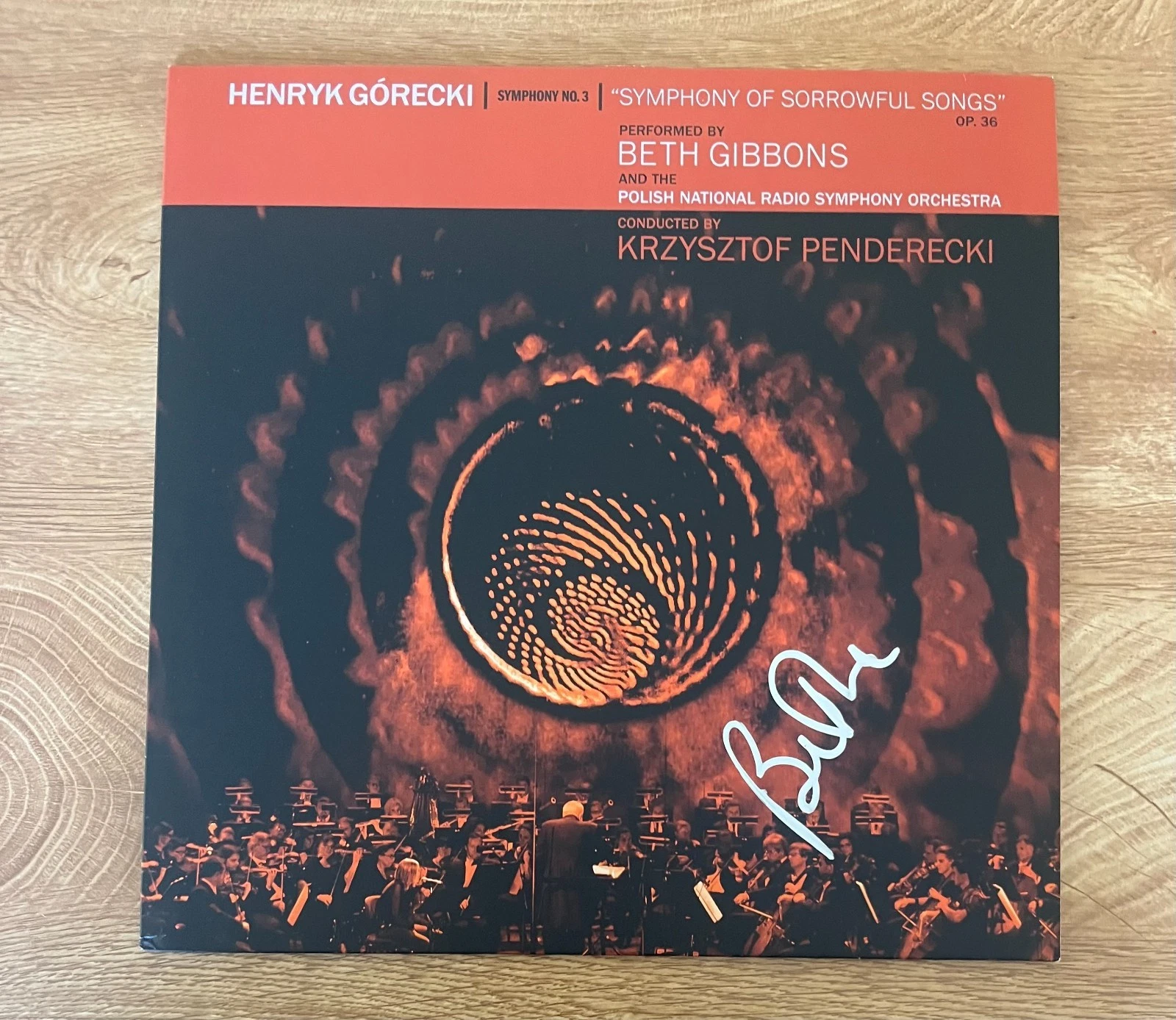 * BETH GIBBONS * signed vinyl album * SYMPHONY OF SORROWFUL SONGS ...