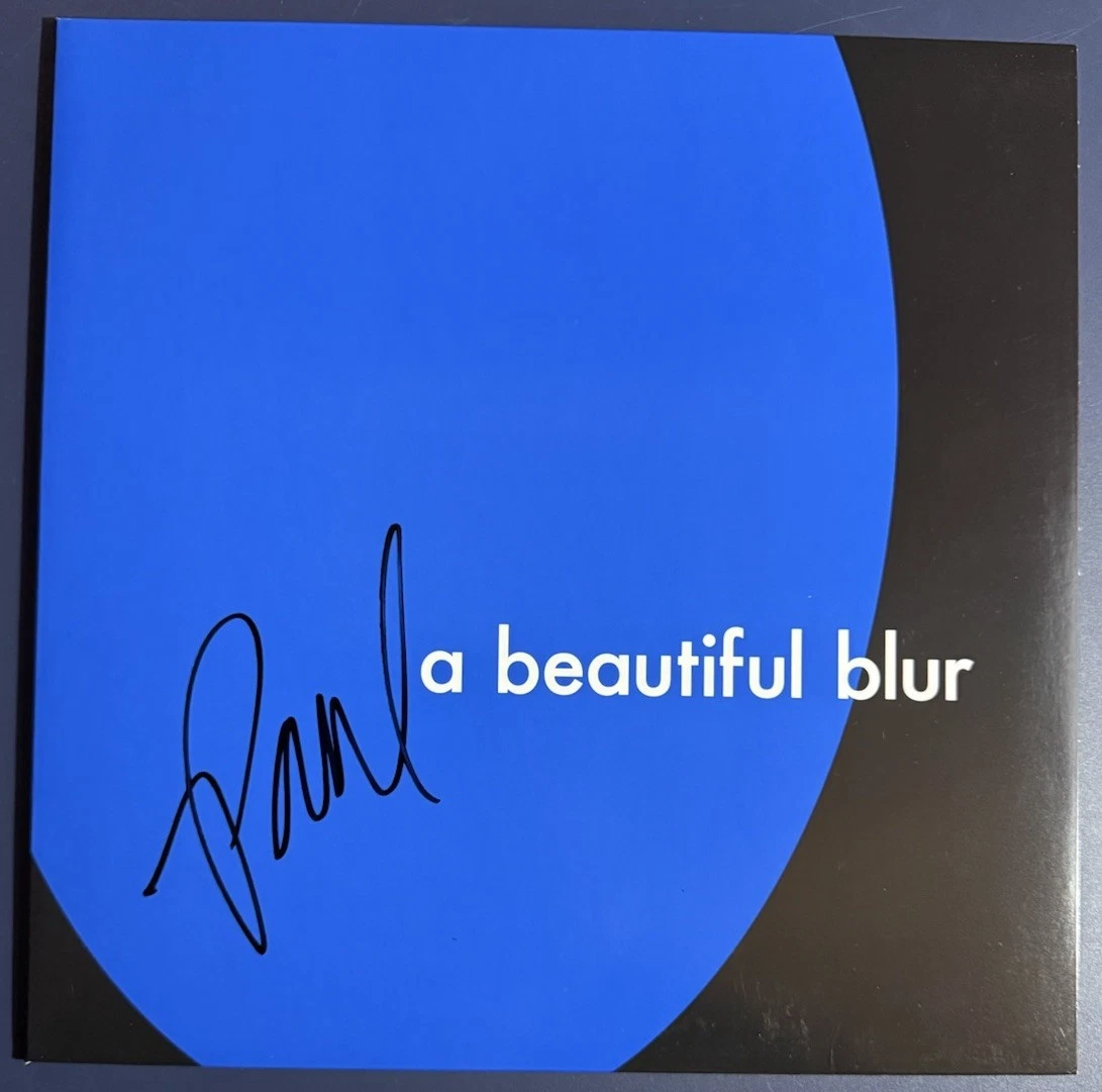 PAUL KLEIN SIGNED A BEAUTIFUL BLUR LANY BAND VINYL ALBUM AUTOGRAPH ...