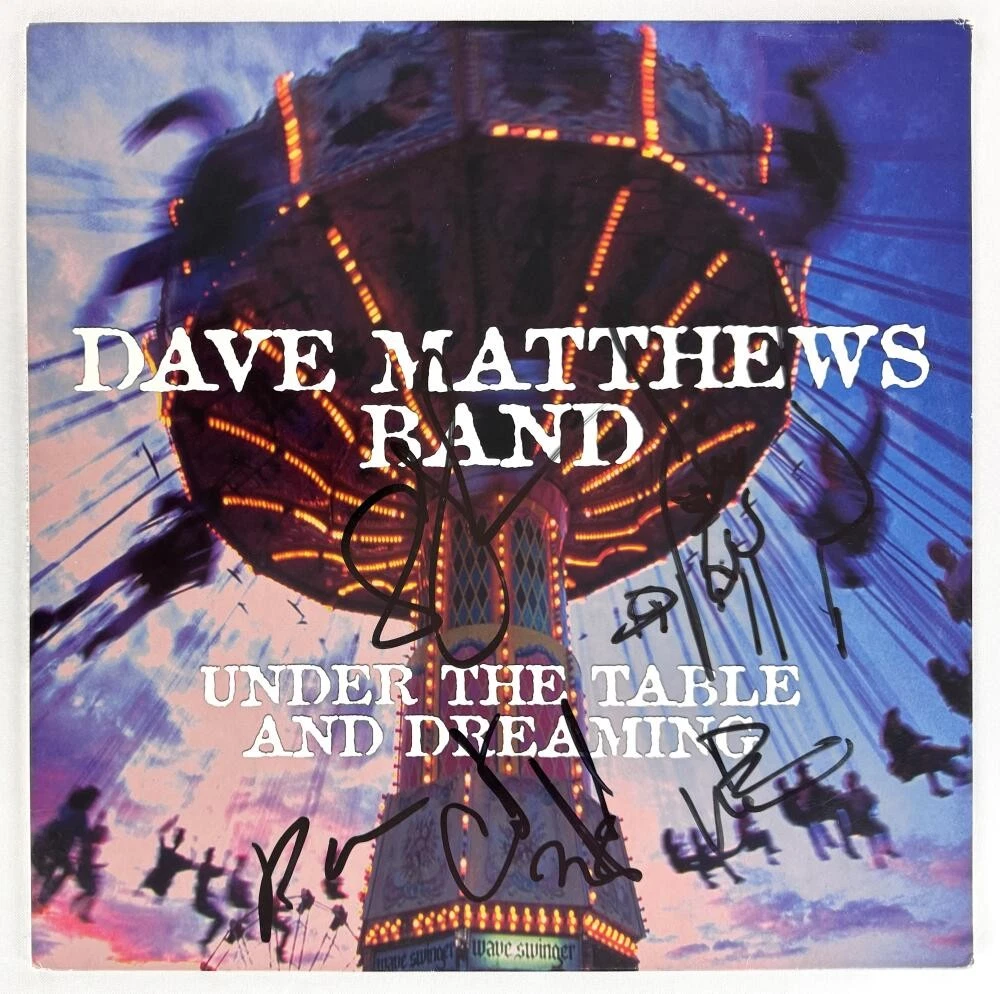 Dave Matthews Band x4 Signed Autograph Album Record INFAMOUS SKETCH!! w ...