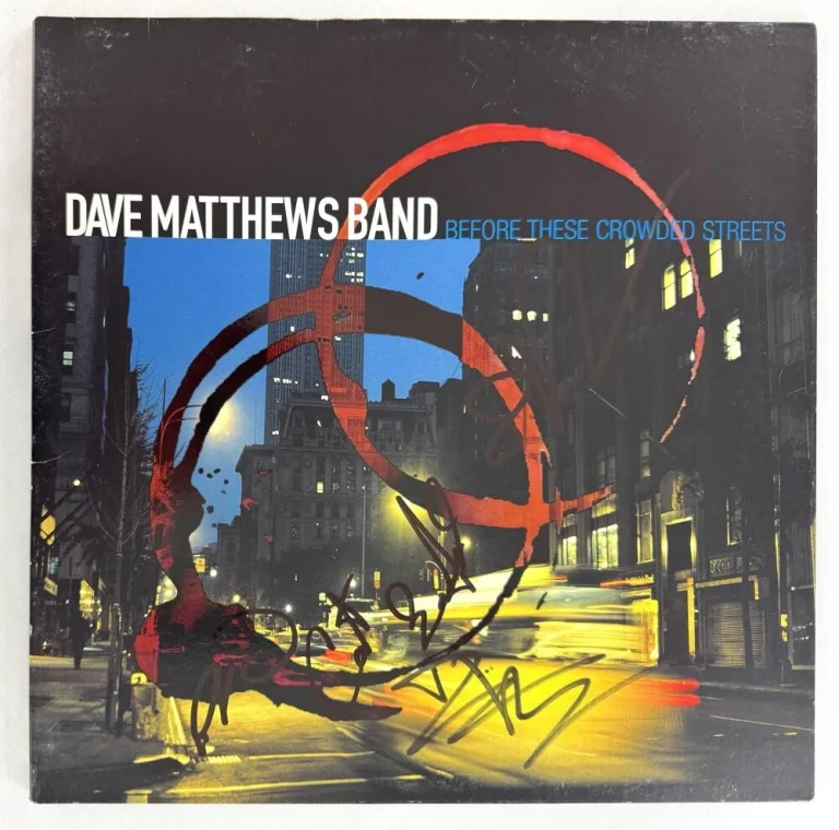 Dave Matthews Band Signed Autograph Before These Crowded Streets Record ...