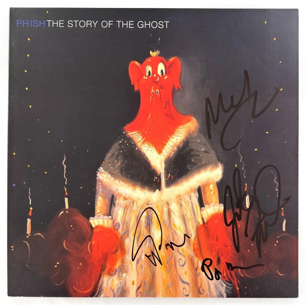 Phish Full Band Signed Autograph Story of the Ghost Album Vinyl Record ...