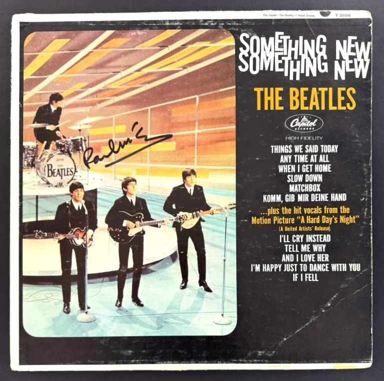 Paul McCartney The Beatles Signed Autograph Album Vinyl Record w ...