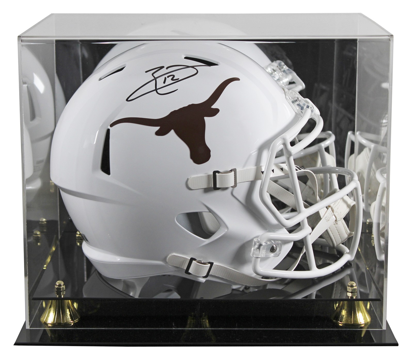 Texas Earl Thomas Signed Full Size Speed Rep Helmet W/ Case BAS ...