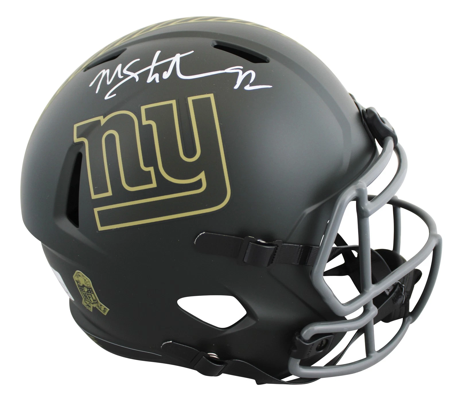 Giants Michael Strahan Signed STS IV Full Size Speed Rep Helmet BAS ...