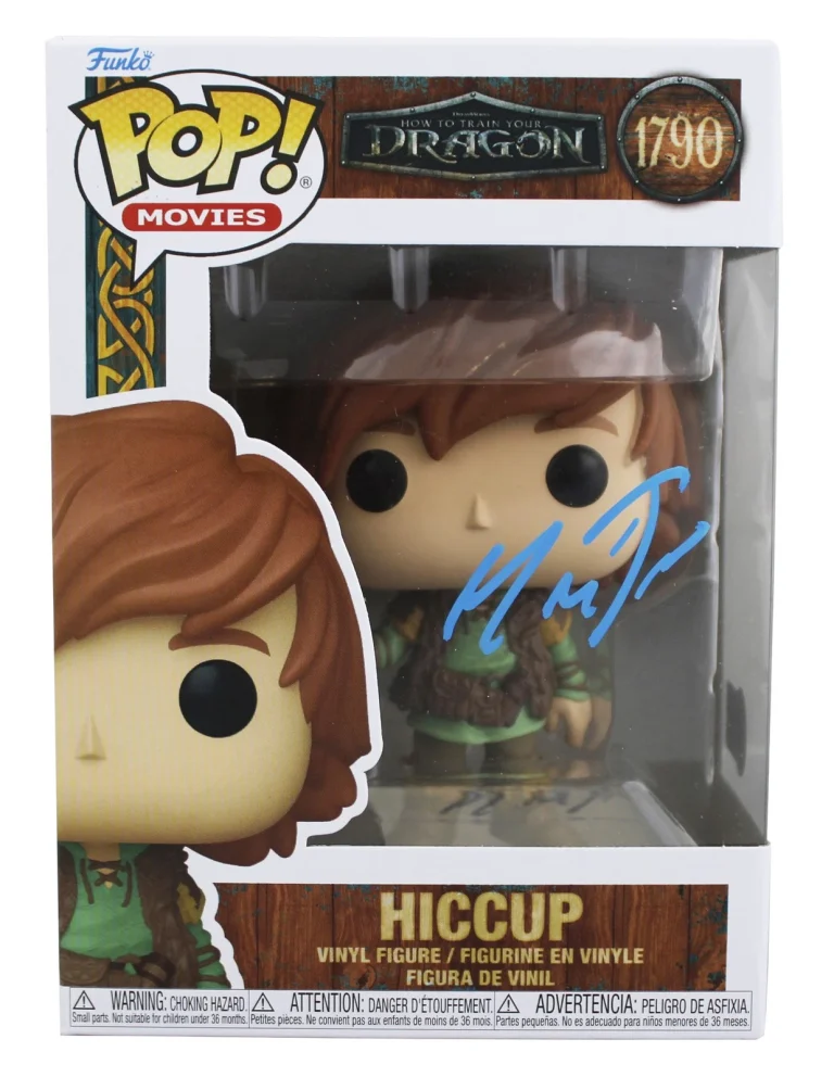 Mason Thames How to Train Your Dragon Signed Hiccup #1790 Funko Pop ...
