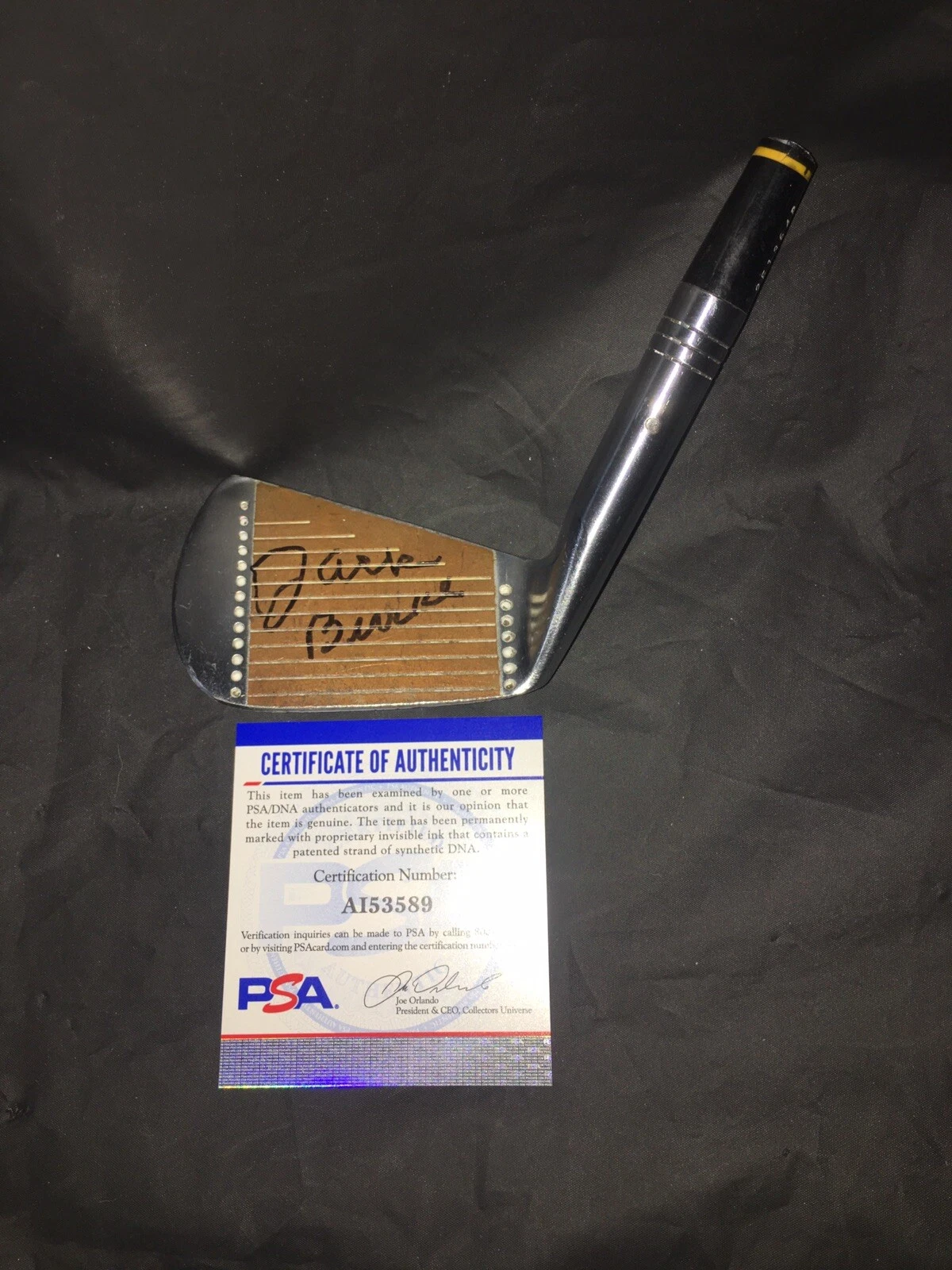 Jack Burke Signed Official Model Golf Club 1956 Masters Champ 7 Iron ...