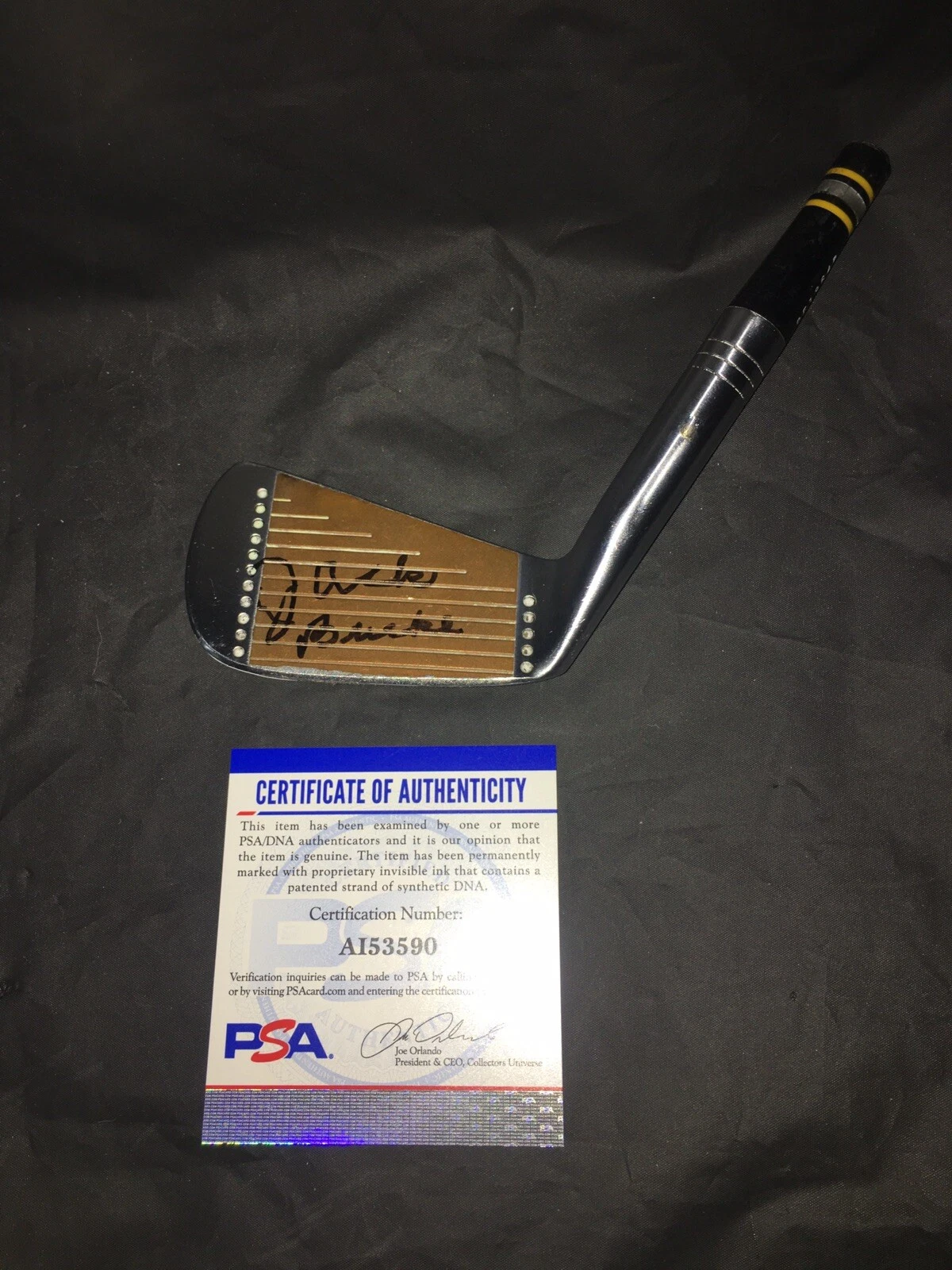 Jack Burke Signed Official Model Golf Club 1956 Masters Champ 3 Iron ...