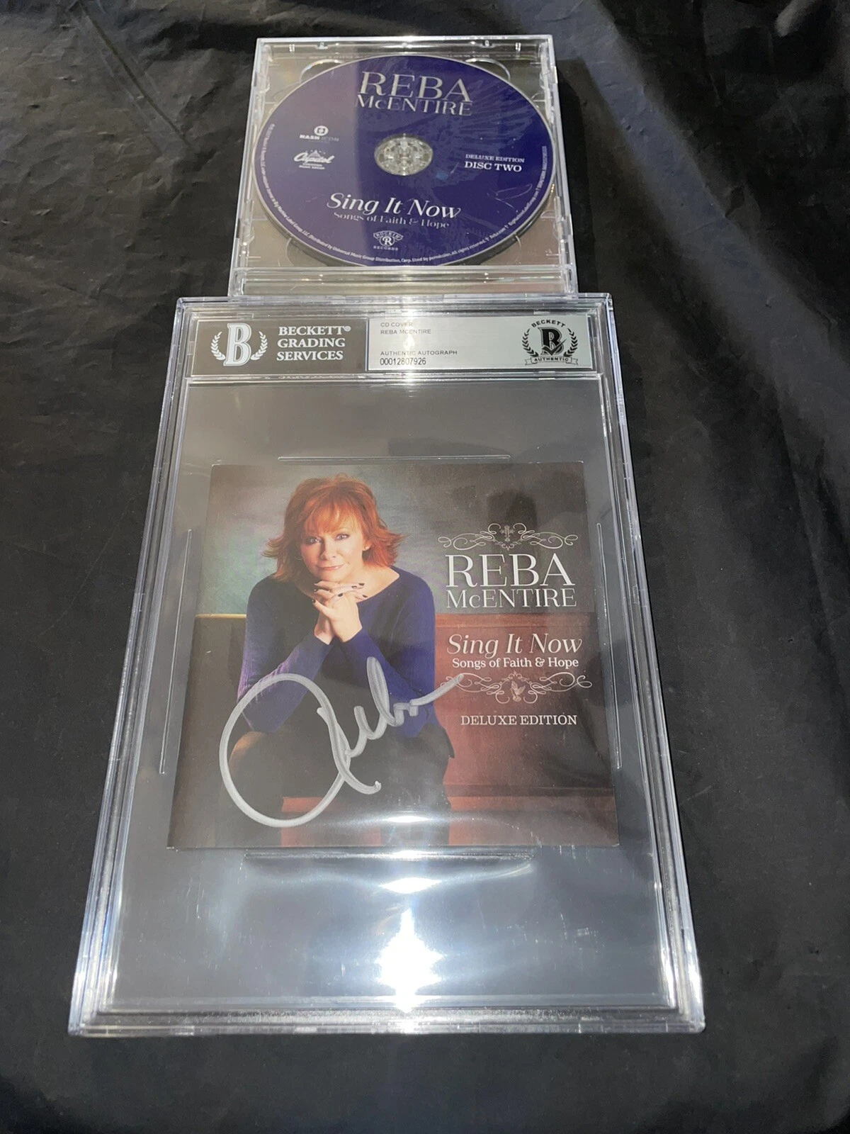 Reba McEntire Signed Sing It Now Deluxe Edition CD Superstar Beckett ...