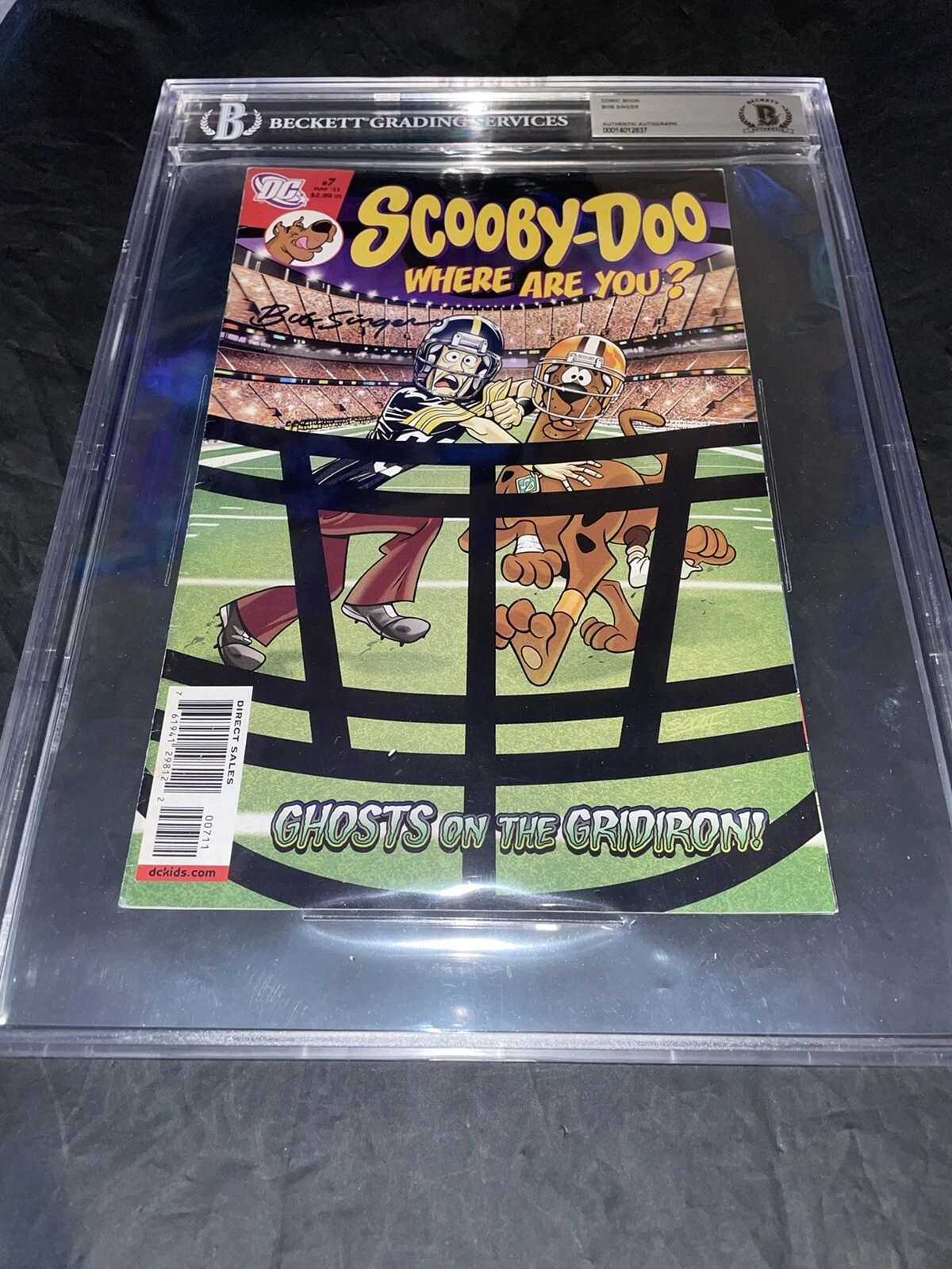Bob Singer Signed Scooby-Doo Where Are You? Comic Book Beckett Encap #7 ...