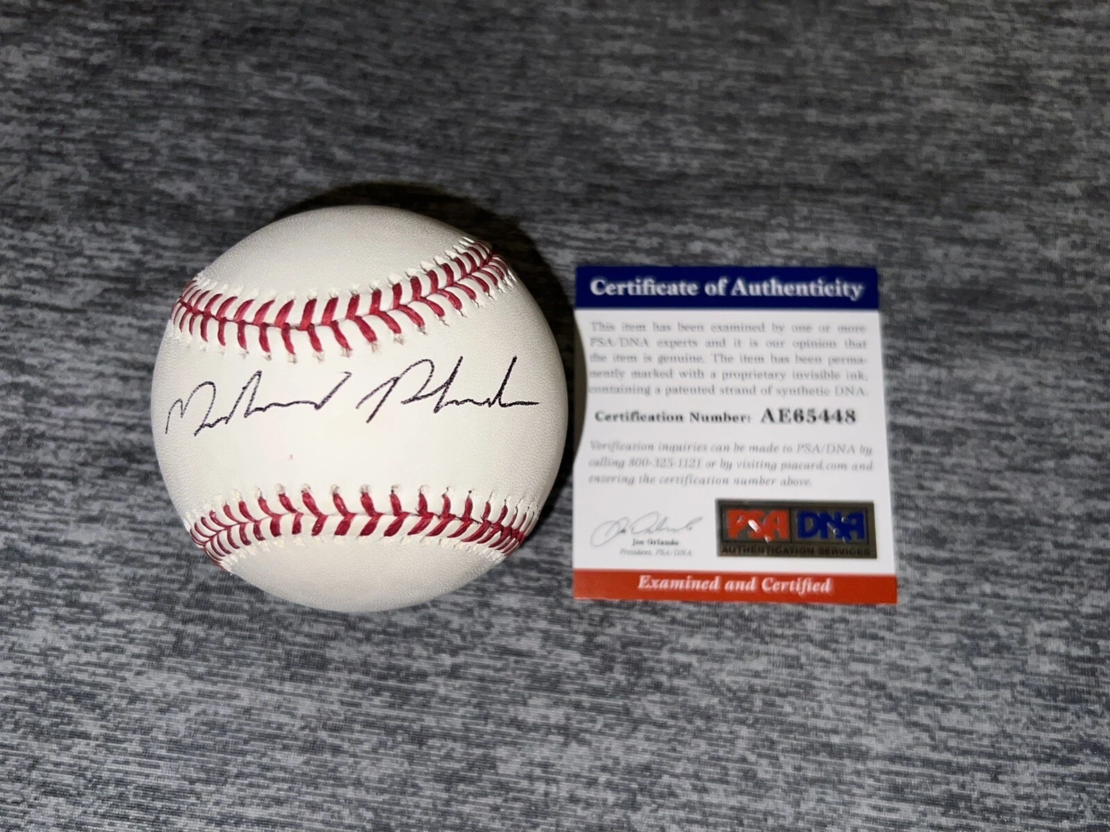Michael Phelps Signed Official Major League Baseball Olympic Great Gold ...
