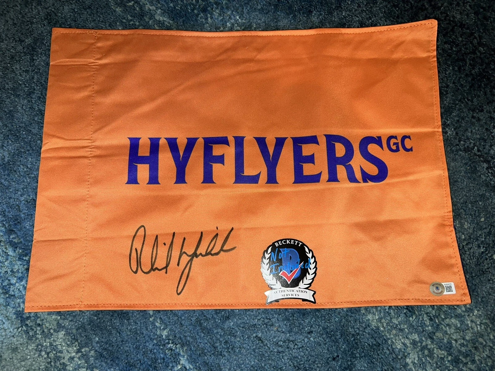 Phil Mickelson Signed Official High Flyers GC Flag LIV Star Beckett #2 ...