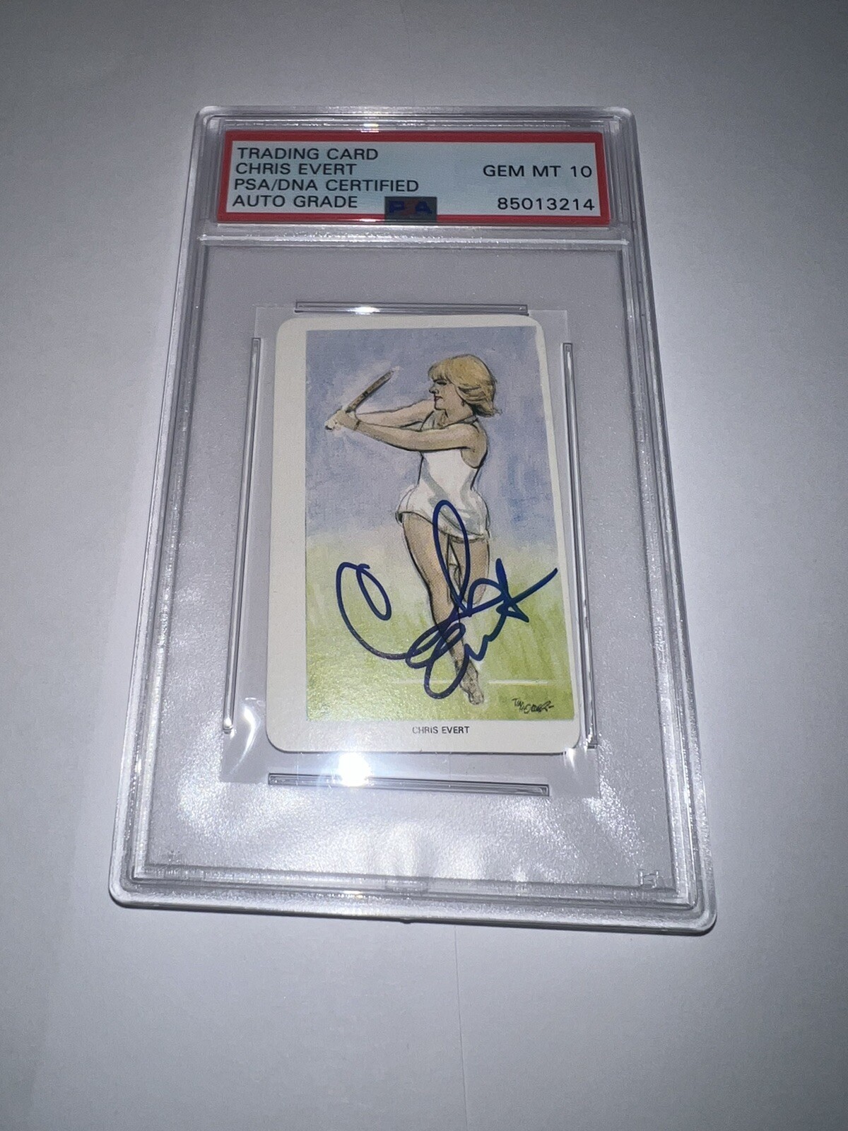 Chris Evert Signed 1979 World Of Sport Trading Card PSA/DNA 10 Auto #2 ...