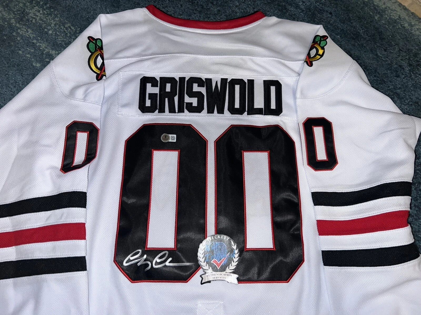 Chevy Chase Signed Clark Griswold Jersey Nat Lampoons Vacation Beckett ...