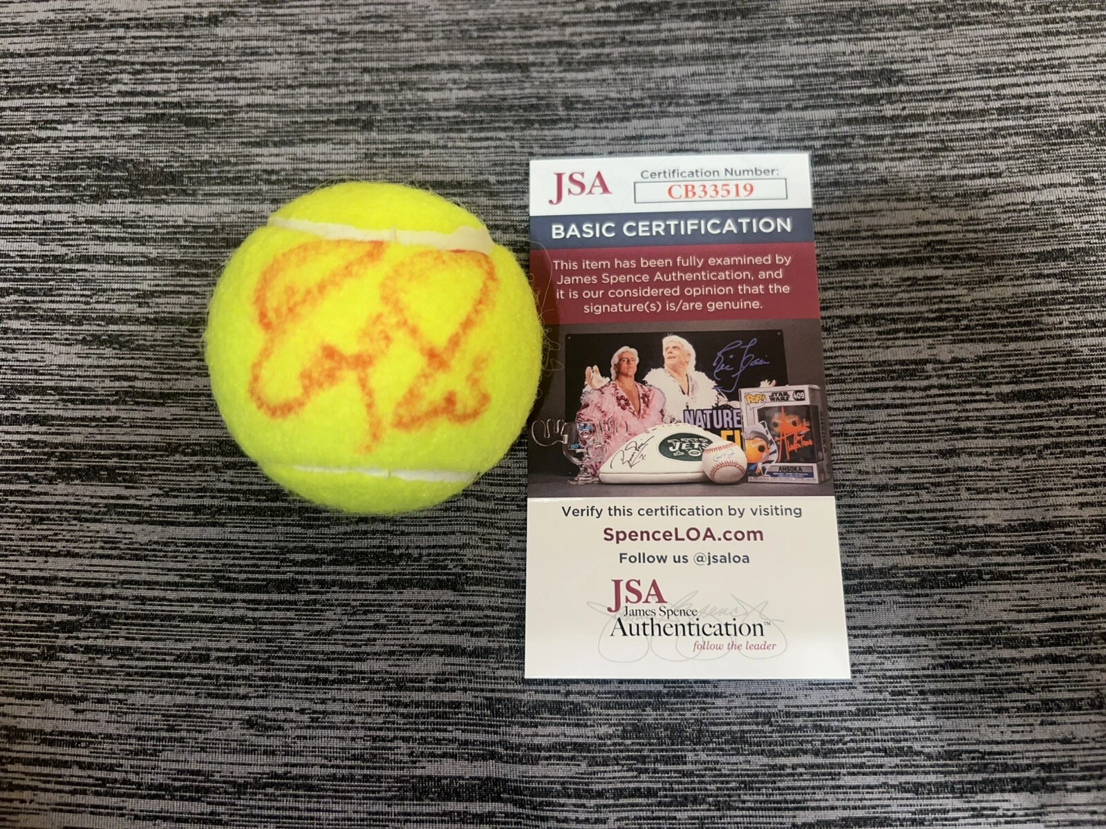 Roger Federer Signed Penn Tennis Ball Tennis Legend Superstar JSA Auth ...