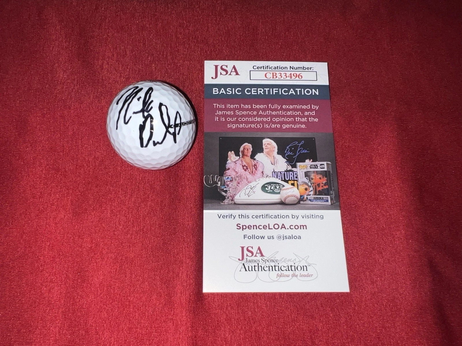 Nick Dunlap Signed Official Titleist Golf Ball PGA Champion JSA Cert ...