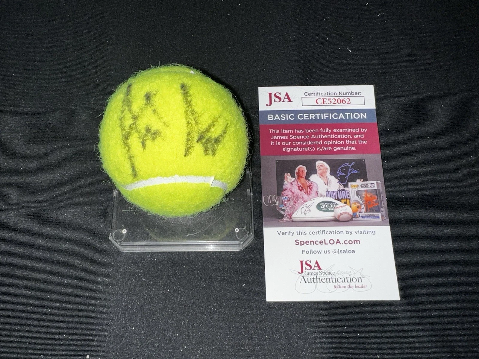 Andre Agassi Signed Wilson Us Open Tennis Ball Legend Grand Slam Jsa Auth Autographia