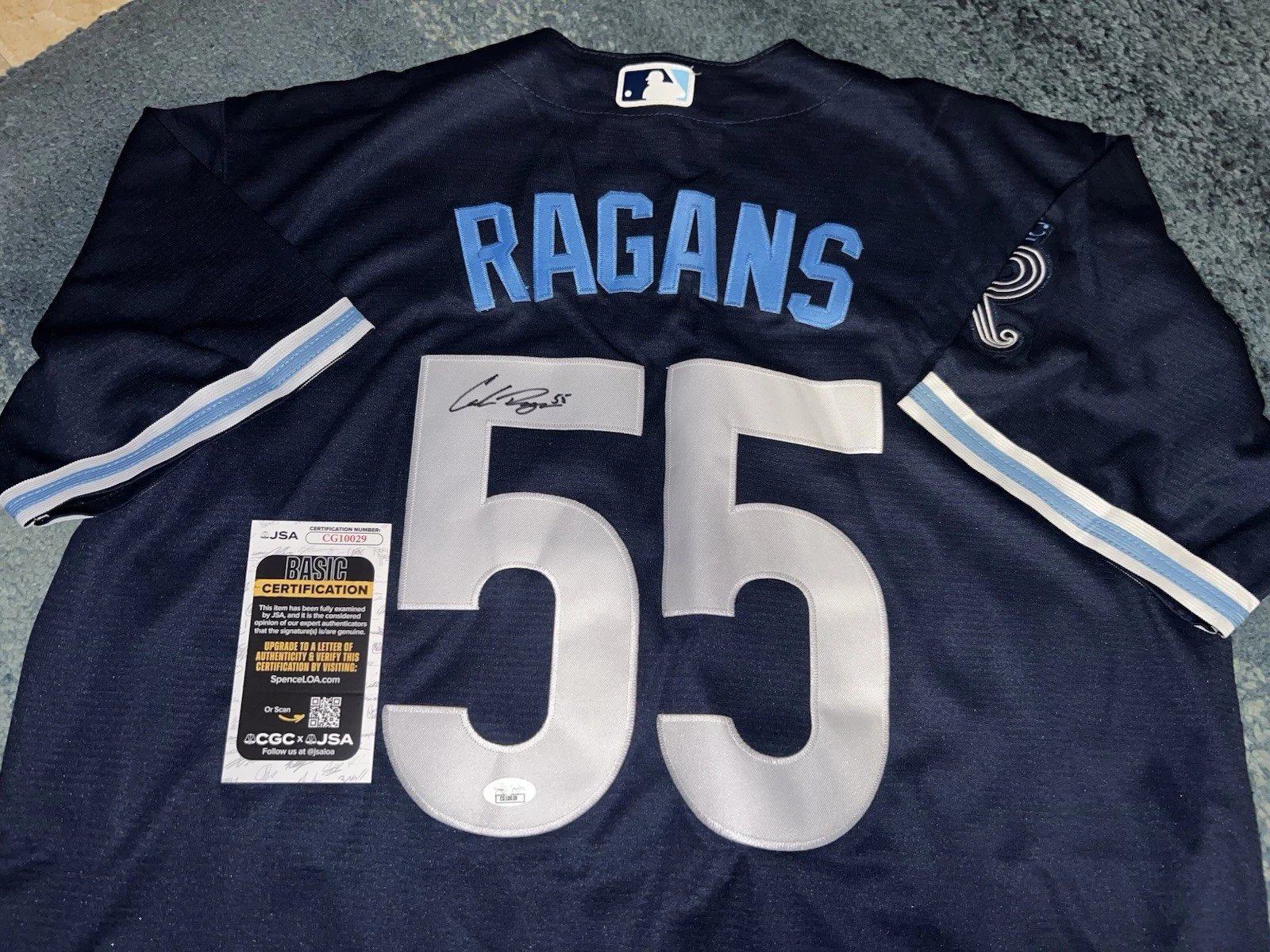 Cole Ragans Signed Kansas City Royals Jersey Superstar Ace JSA Auth ...