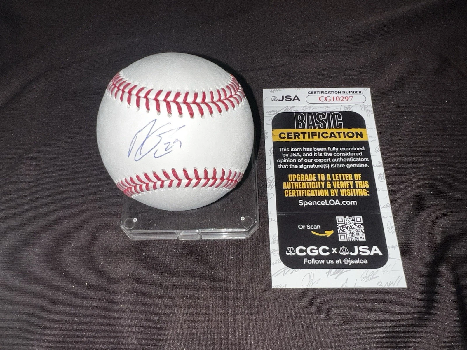 Michael Grove Signed Official Major League Baseball Los Angeles Dodgers ...
