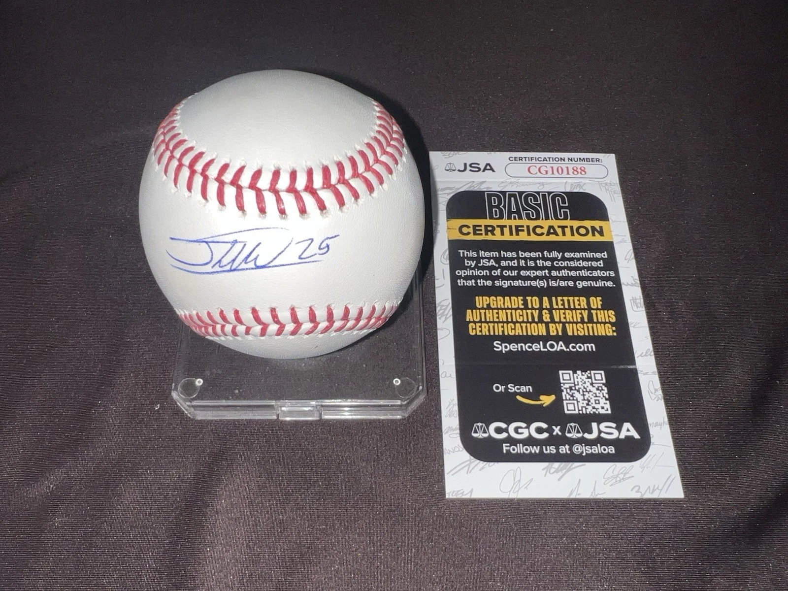 Jose Leclerc Signed Official Major League Baseball Texas Rangers Ace ...