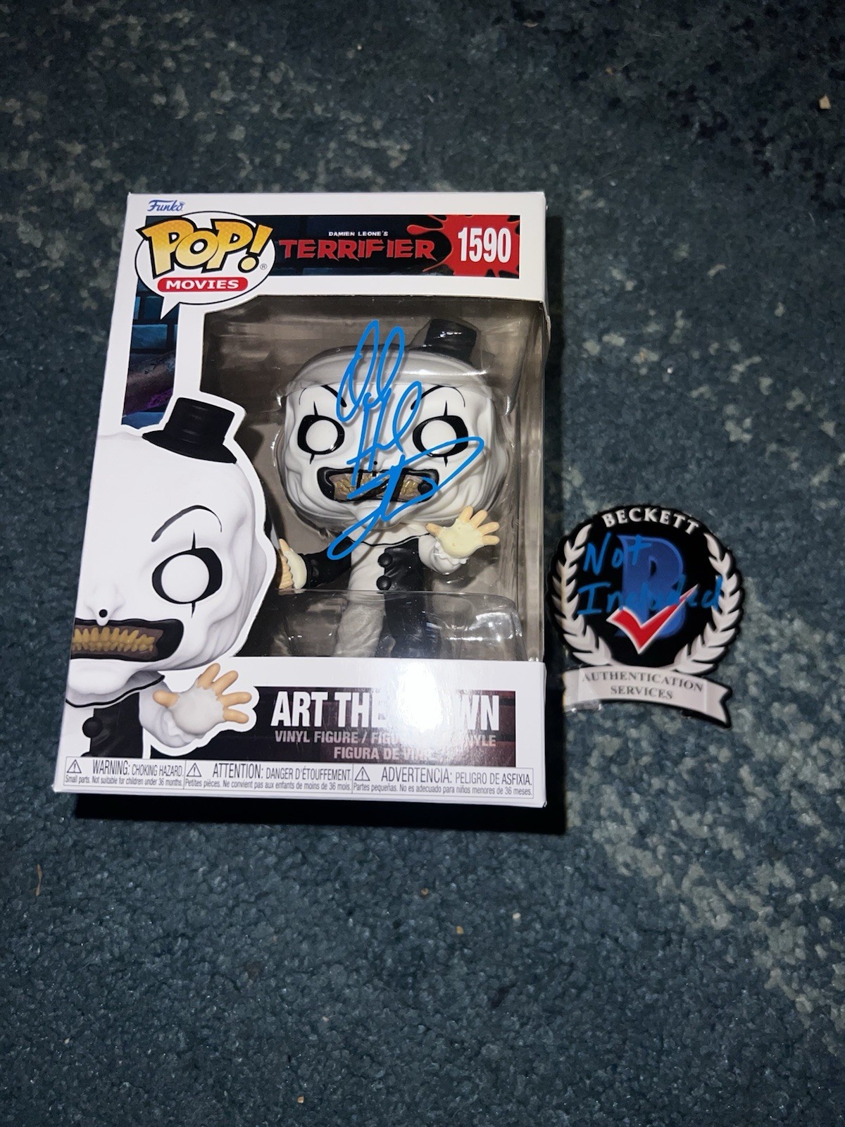 David Howard Thornton Signed Official Art The Clown Funko Pop Figure ...