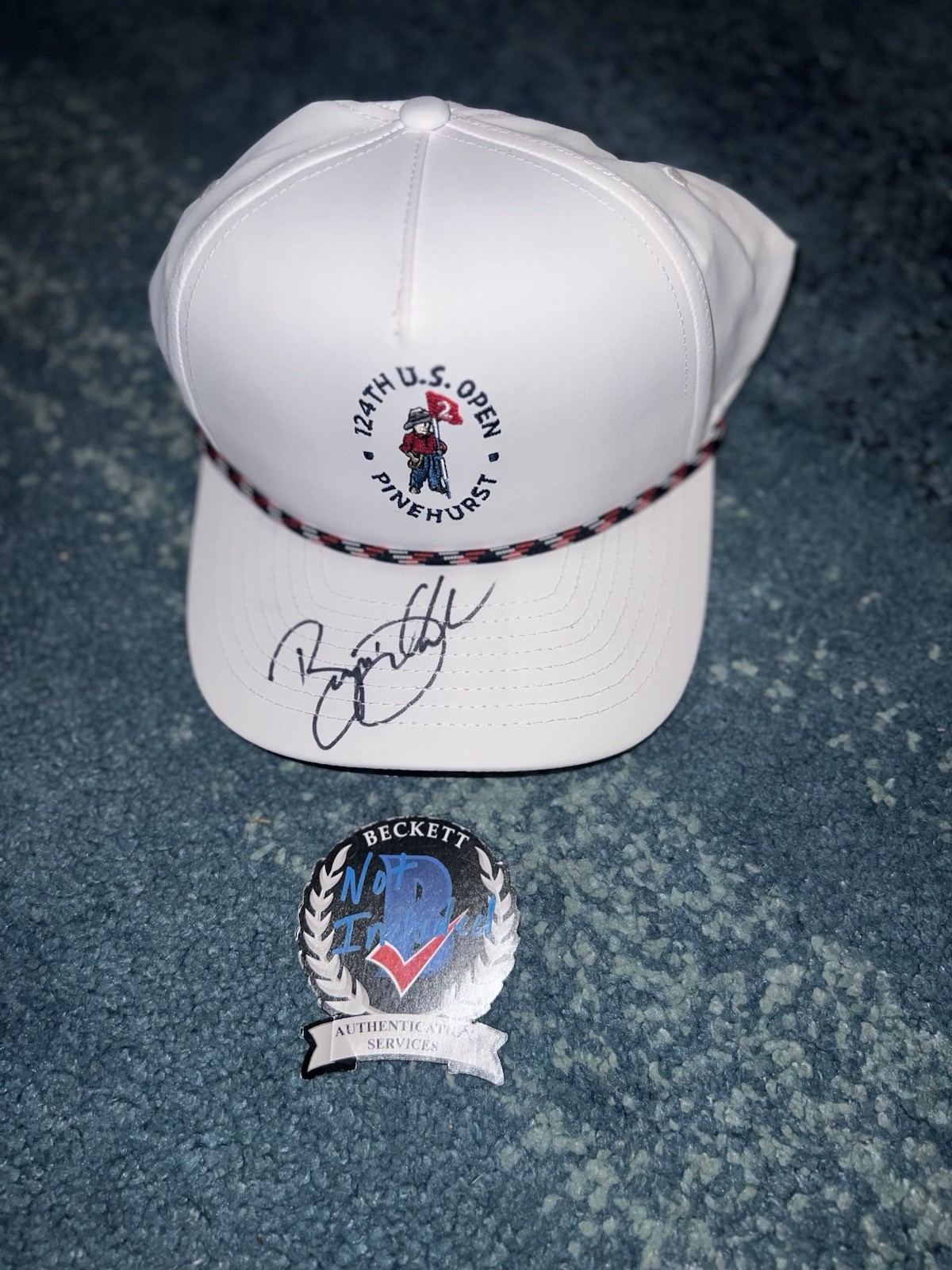 Bryson DeChambeau Signed Official 2024 US Open Cap Hat 124th Pinehurst ...
