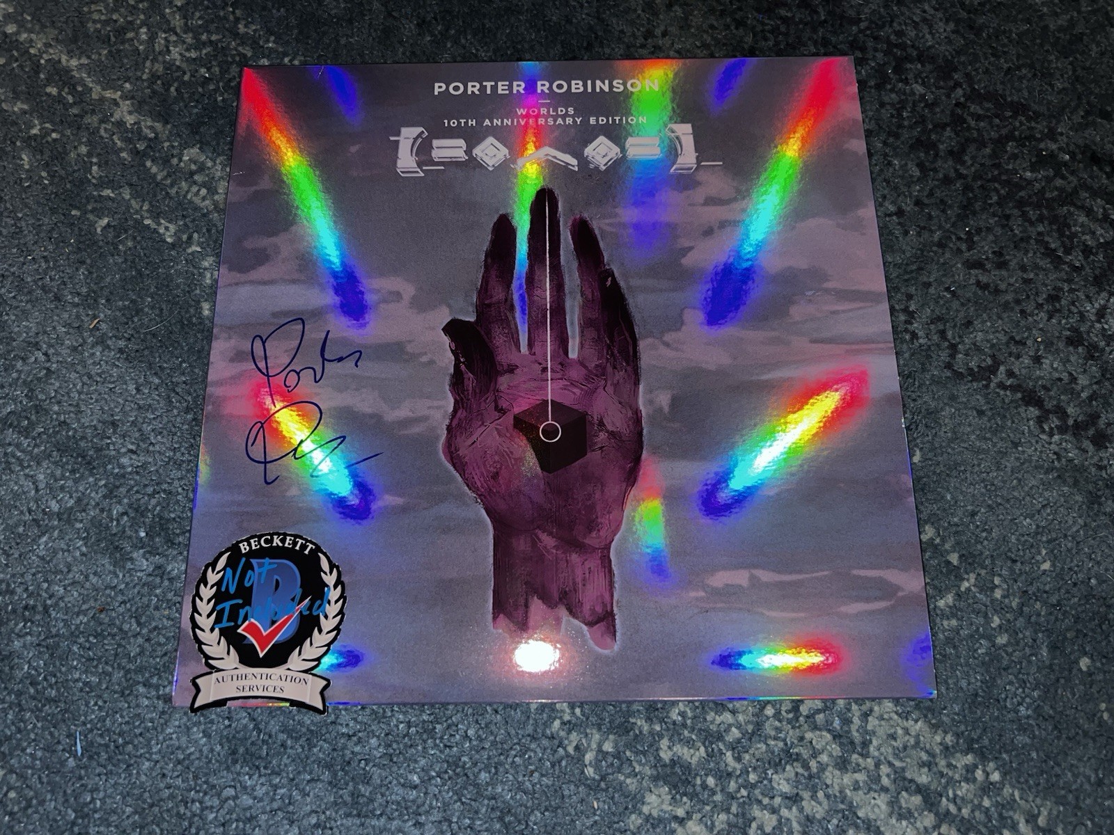 Porter Robinson Signed Worlds Vinyl Album Legendary 10th Anniversary ...