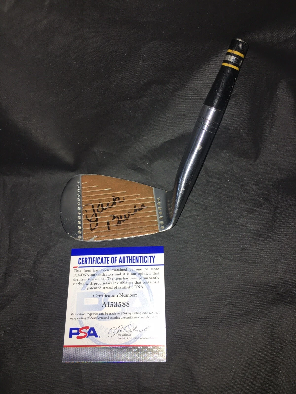 Jack Burke Signed Official Model Golf Club 1956 Masters Champ 8 Iron ...