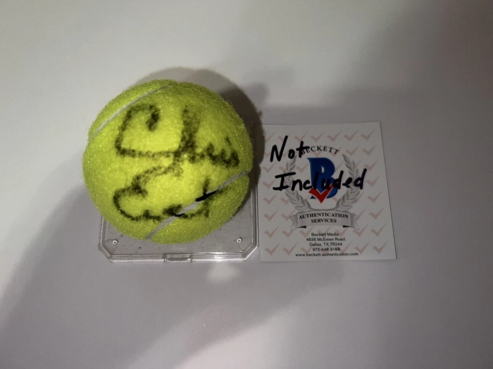 Chris Evert Signed Brand New Tennis Ball GOAT Beckett Auth #2 | Autographia