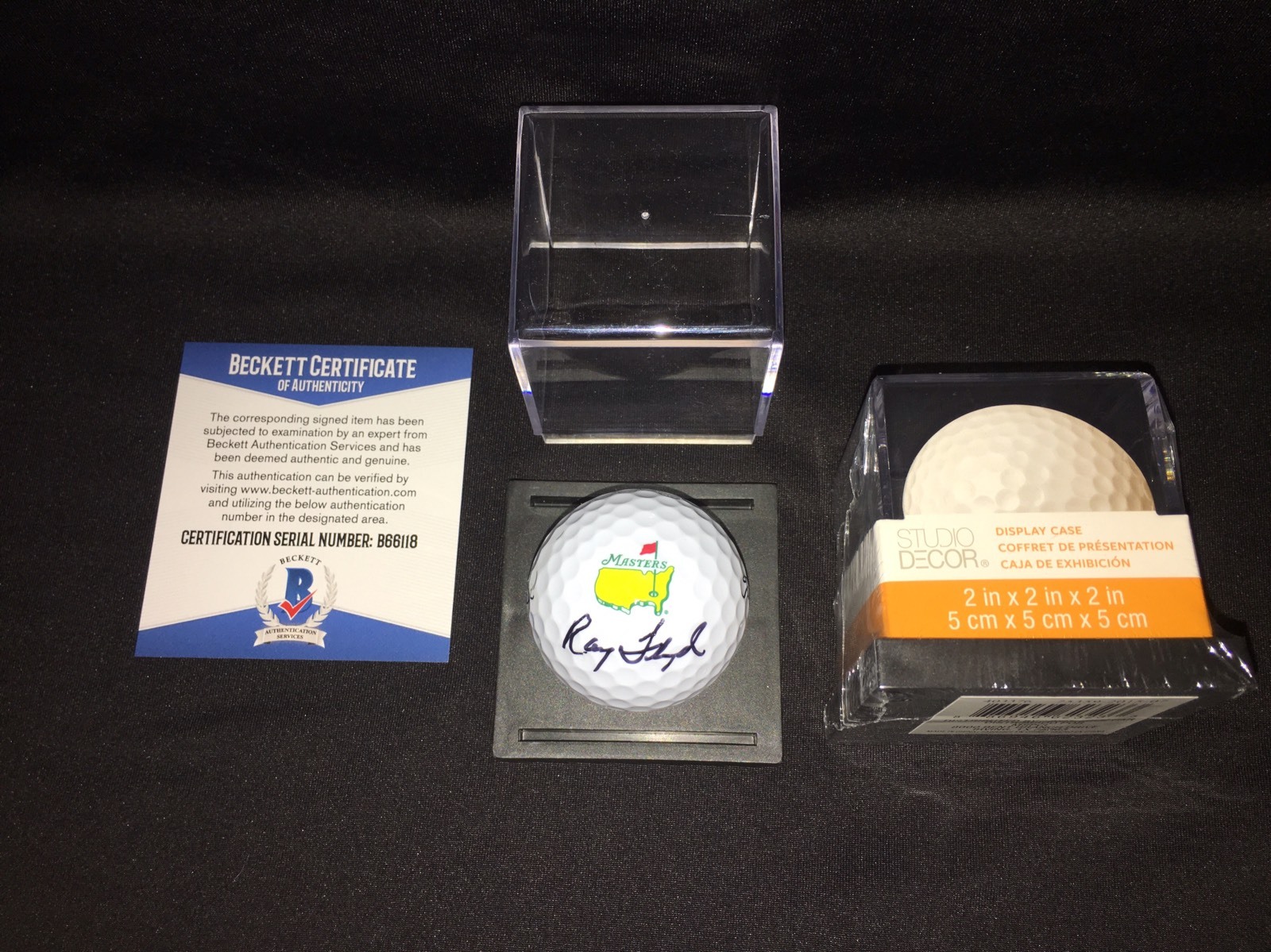 Ray Floyd Signed Official Masters Golf Ball 1976 Champ Beckett ...