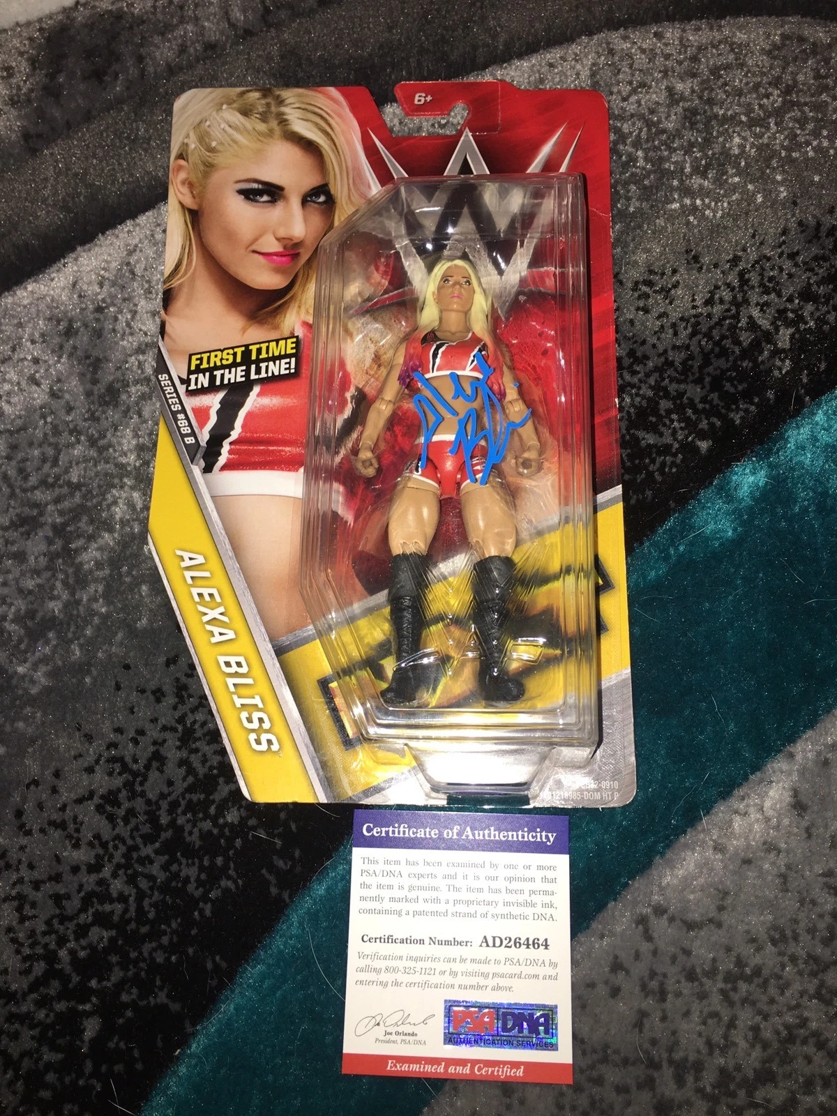 Alexa Bliss Signed WWE Figurine Women's Diva Champion PSA/DNA | Autographia